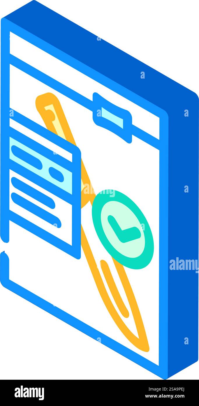 corroborating evidence crime isometric icon vector. corroborating ...