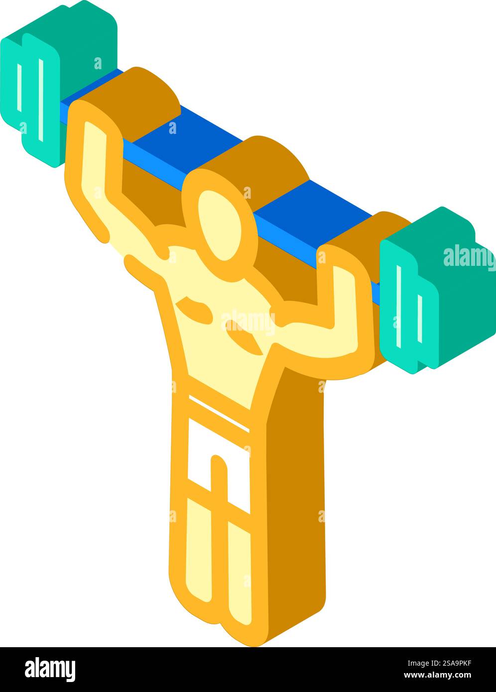 hamstring curls fitness exercise leg isometric icon vector. hamstring ...