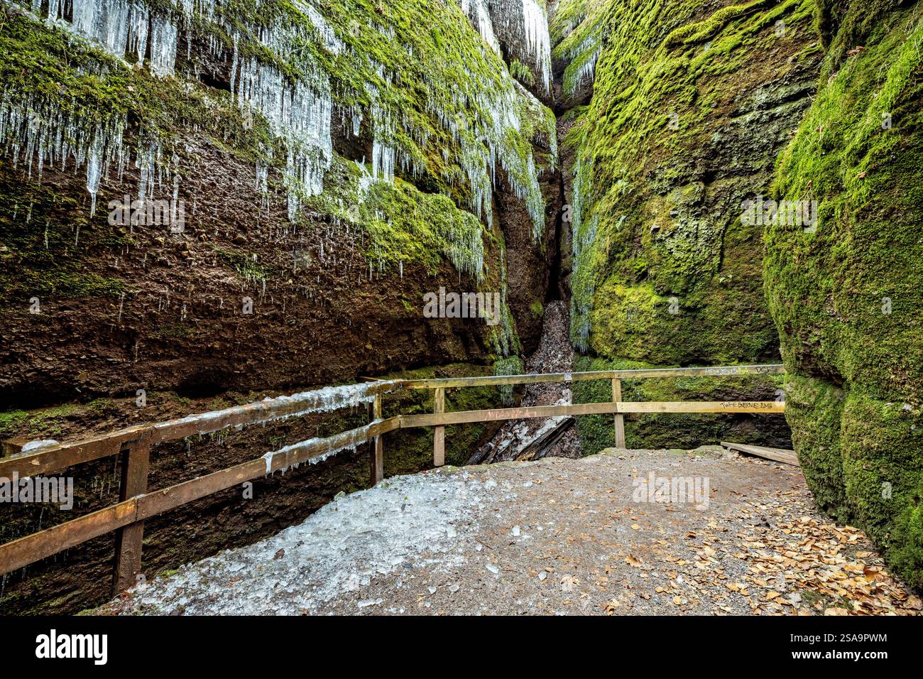 The Dragon Gorge at Eisenach in Thuringia Stock Photo - Alamy