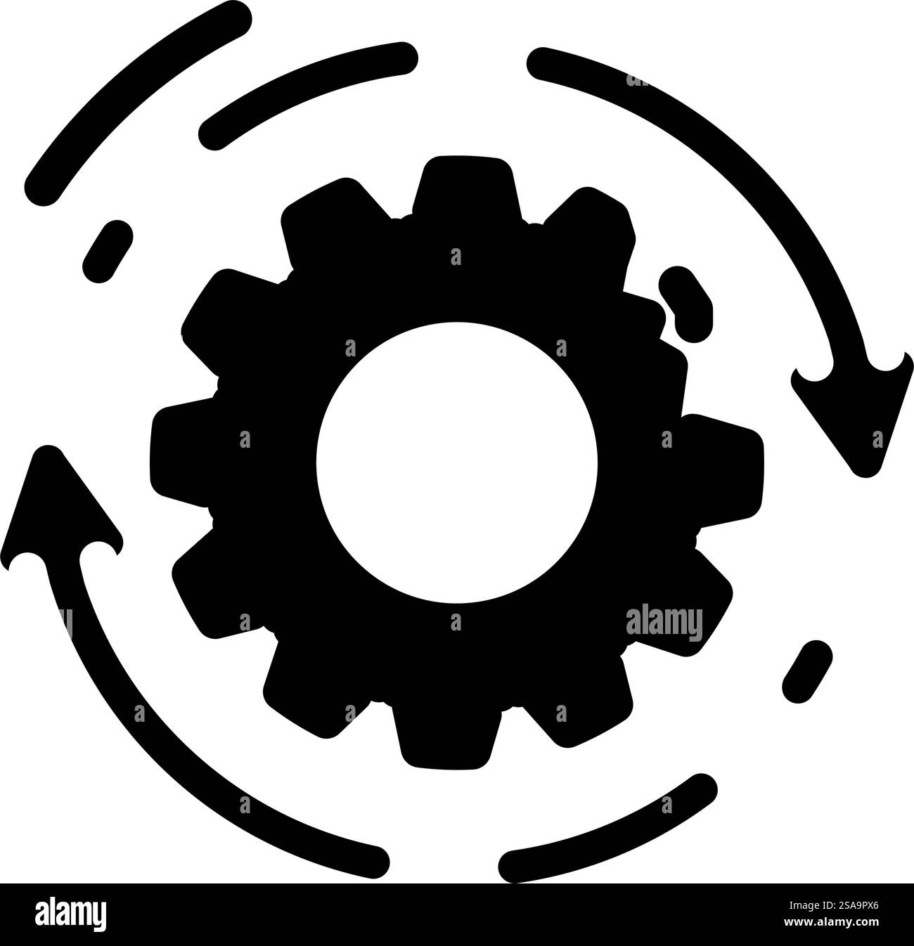 disaster recovery business process glyph icon vector. disaster recovery ...