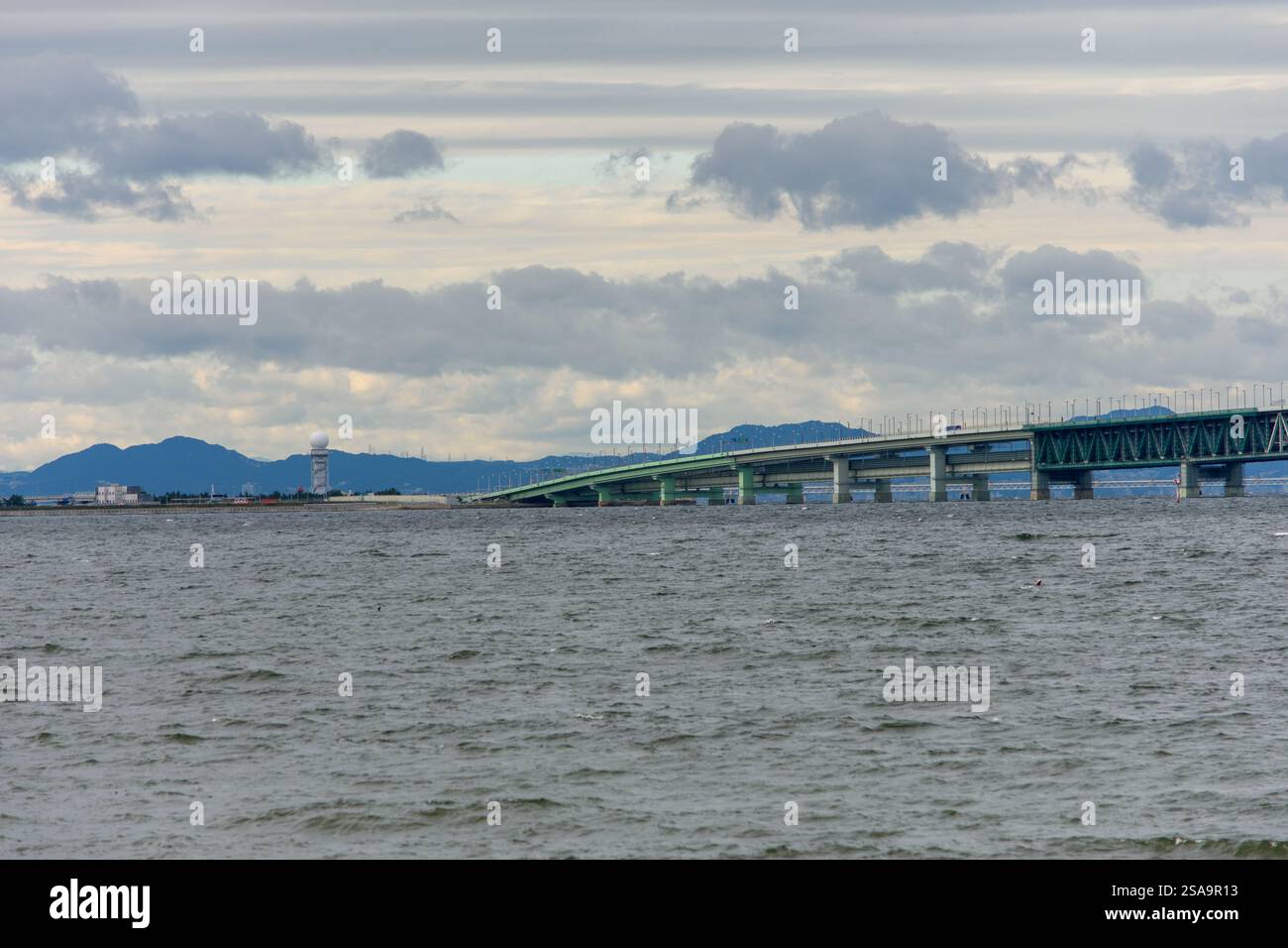 Sky Gate Bridge, Kansai International Airport Access Bridge, connecting ...