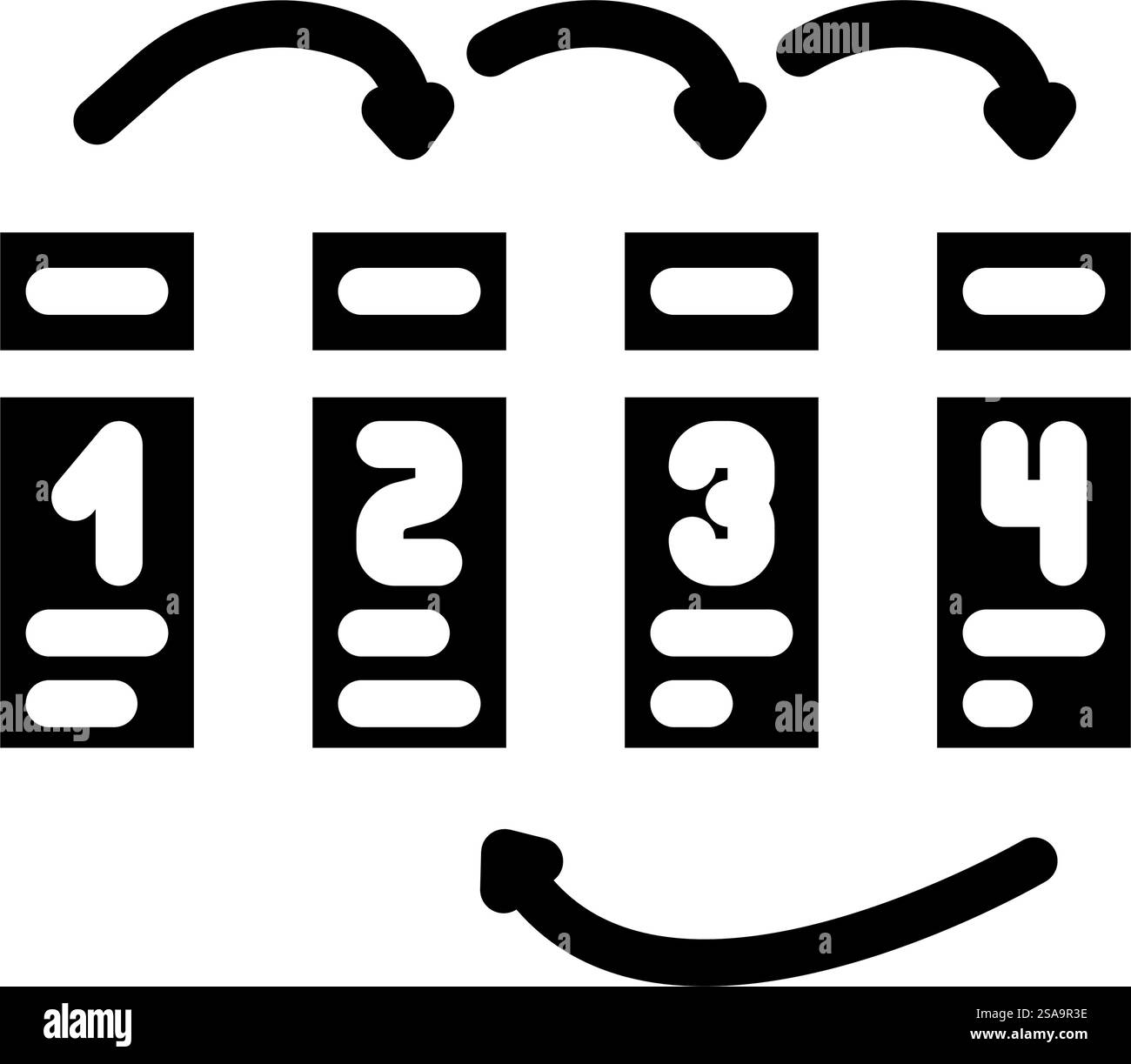 succession planning business process glyph icon vector. succession ...