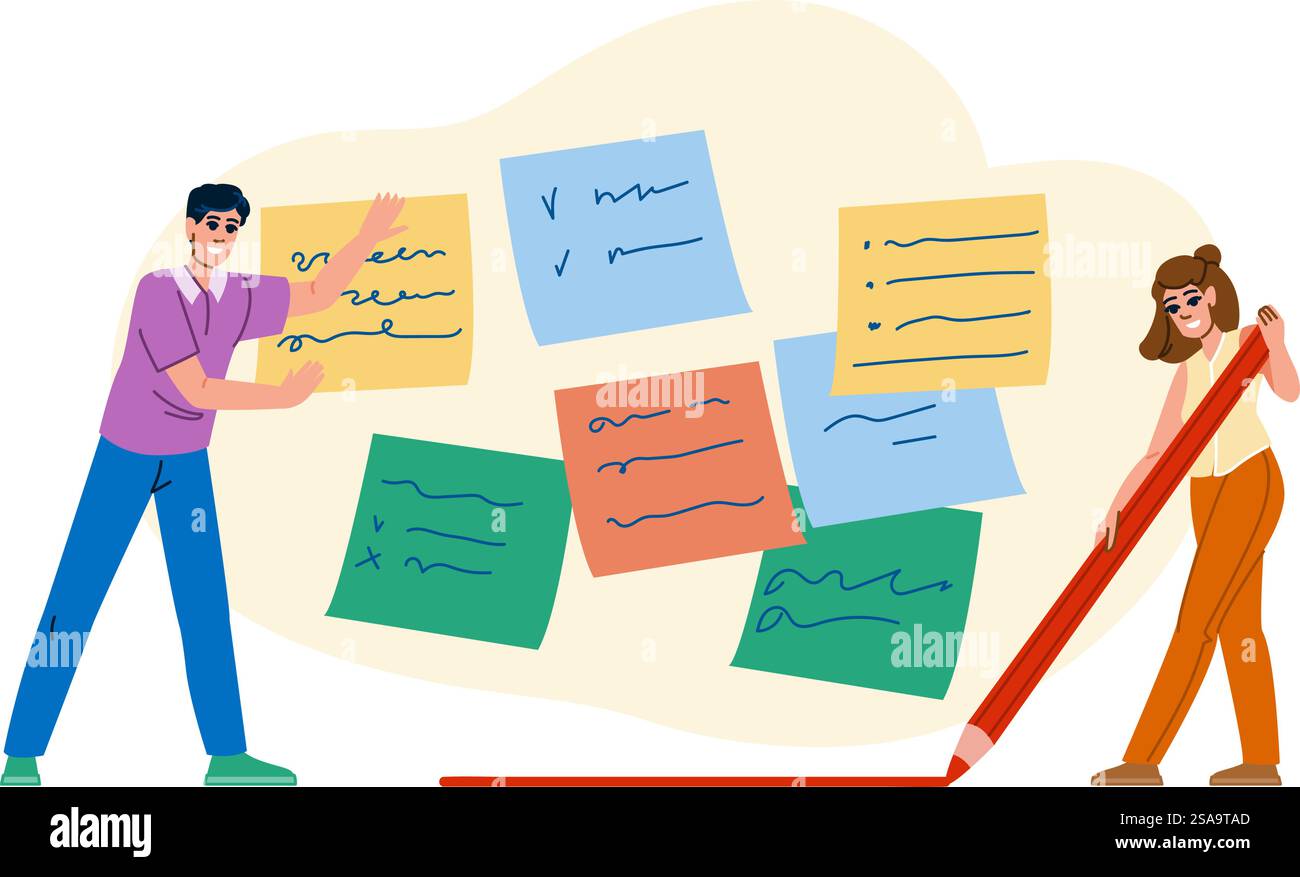 plan deadline notes vector. schedule agenda, event date, meeting diary ...