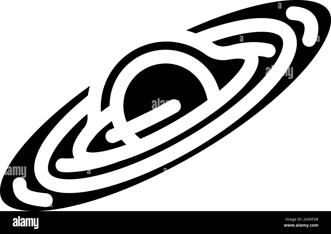 black holes unsolved mystery glyph icon vector. black holes unsolved ...