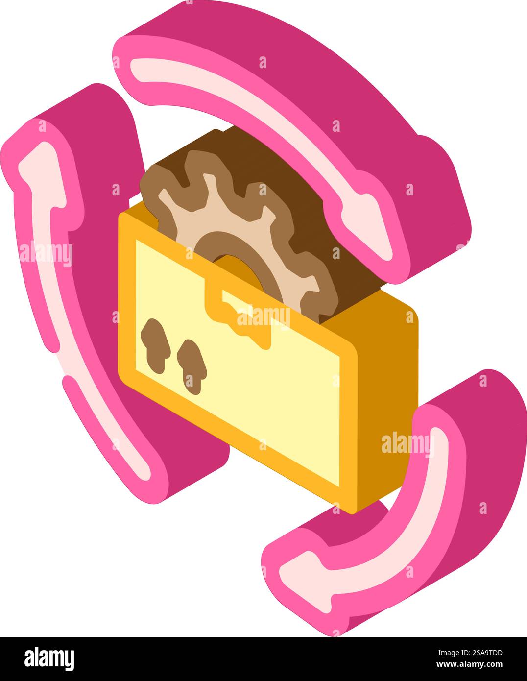 inventory management business process isometric icon vector. inventory ...