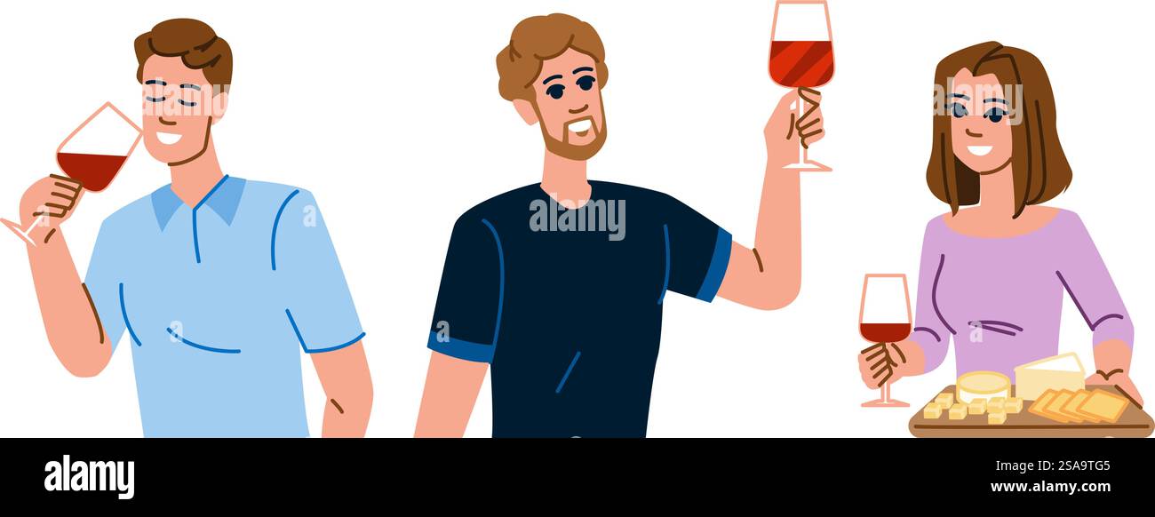 drink wine tasting vector. party taste, food dinner, red event drink ...