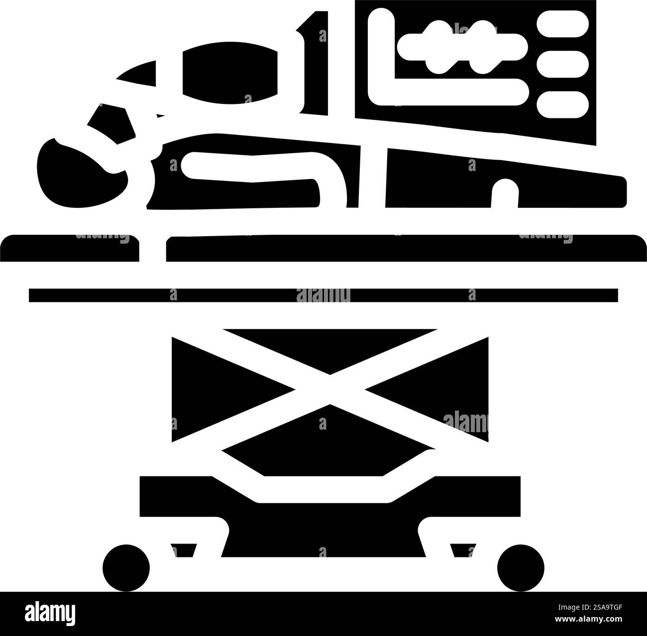 resuscitation efforts glyph icon vector. resuscitation efforts sign ...