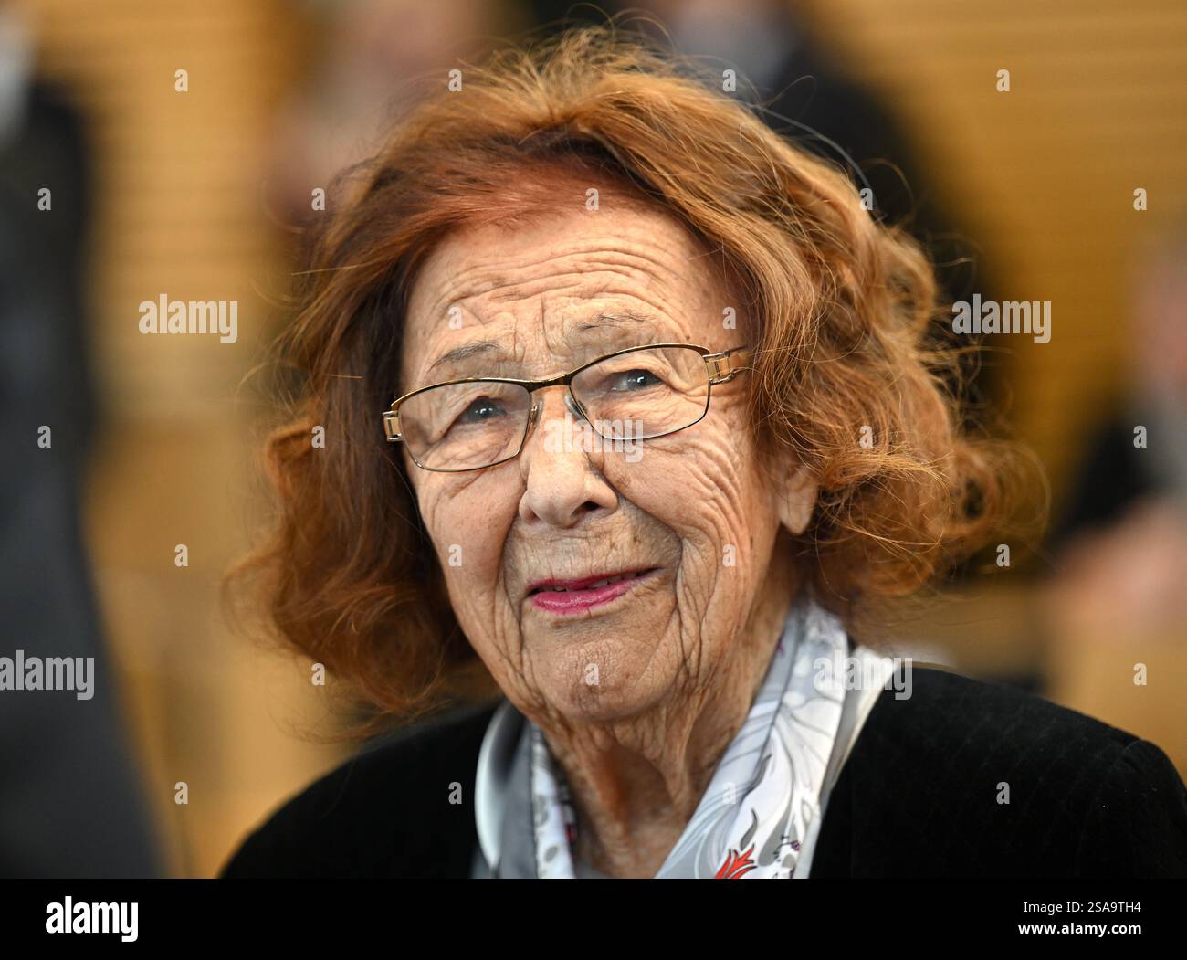 Erfurt, Germany. 29th Jan, 2025. Ingeburg Geißler, 92-year-old ...