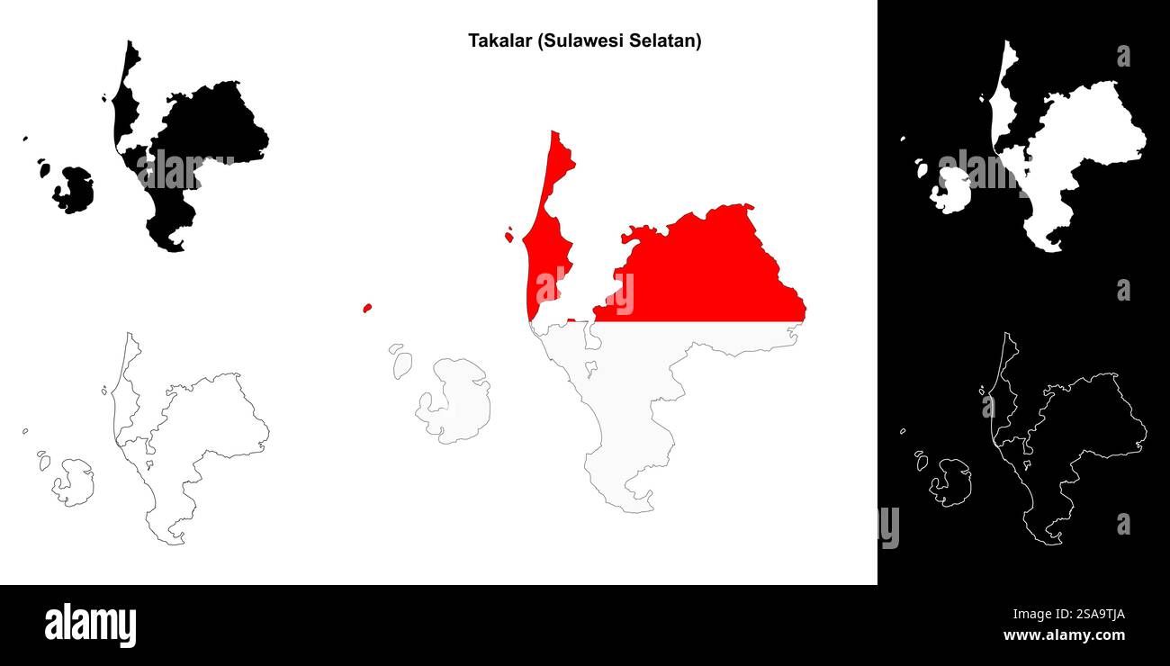 Takalar map hi-res stock photography and images - Alamy