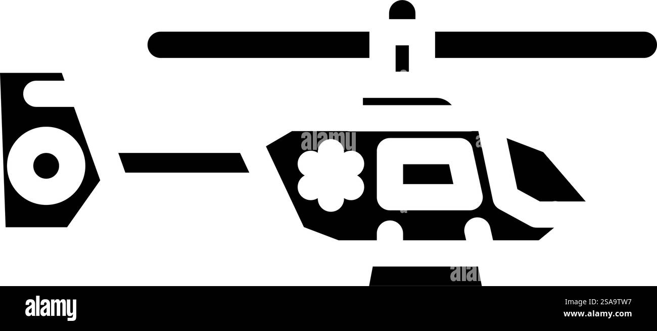 ambulance helipad glyph icon vector. ambulance helipad sign. isolated ...