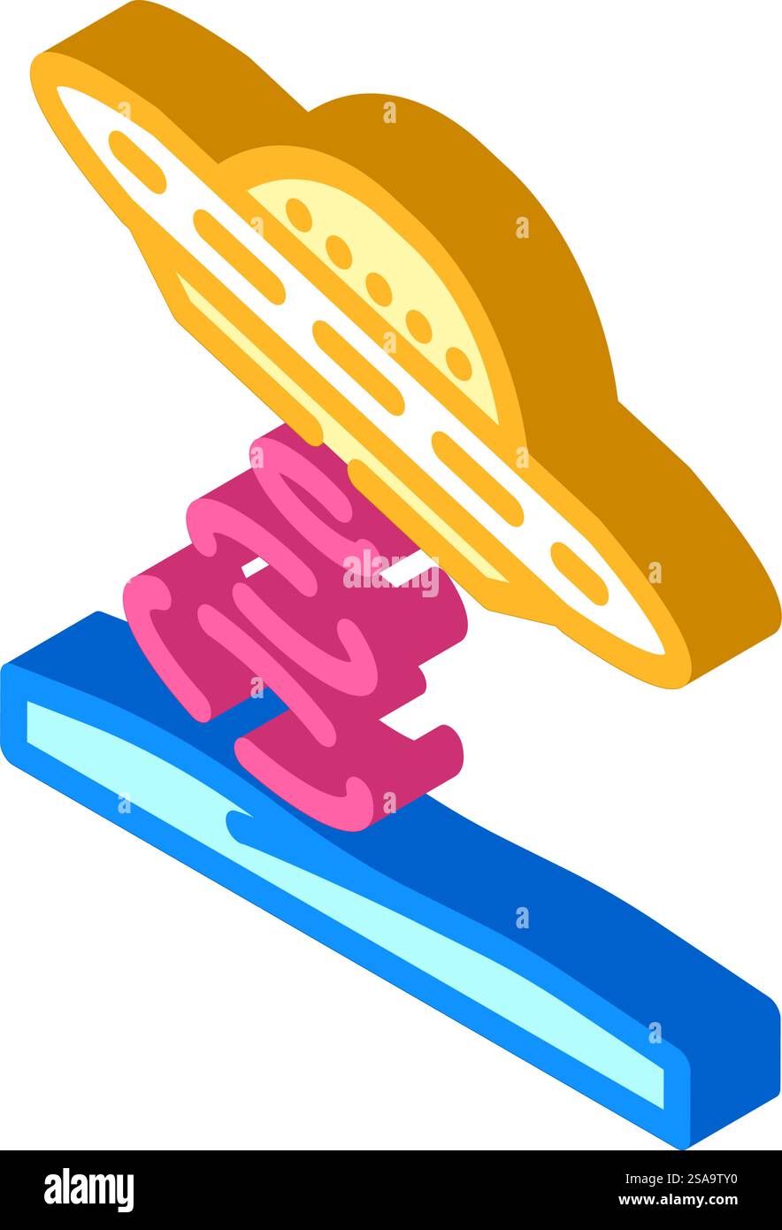 ufo unsolved mystery isometric icon vector. ufo unsolved mystery sign ...