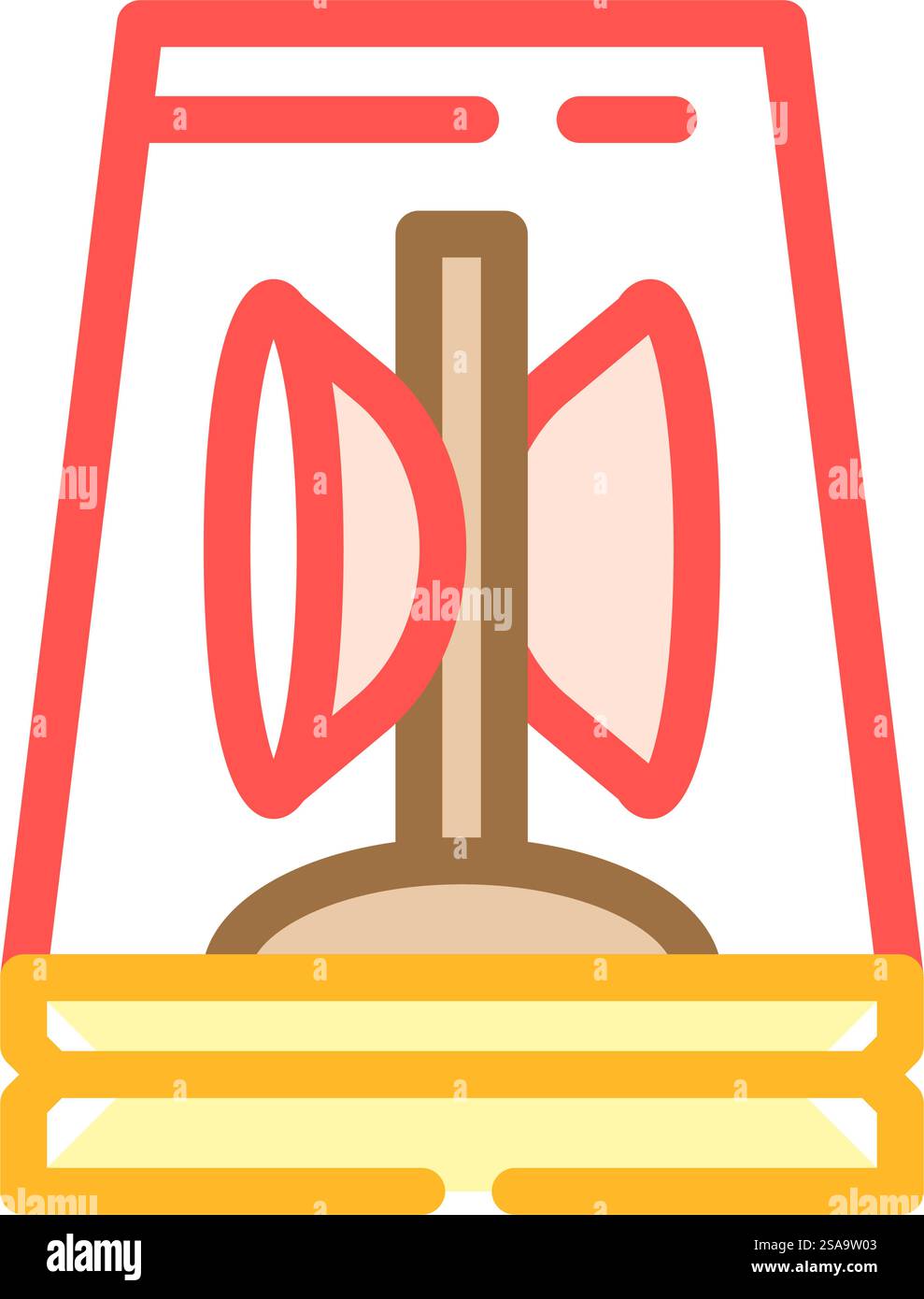 ambulance siren color icon vector. ambulance siren sign. isolated ...