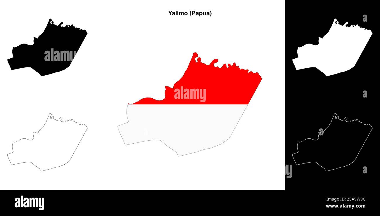 Map of yalimo hi-res stock photography and images - Alamy