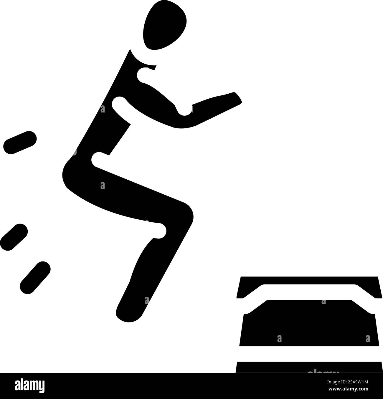 dumbbell kickbacks fitness exercise arm glyph icon vector. dumbbell ...