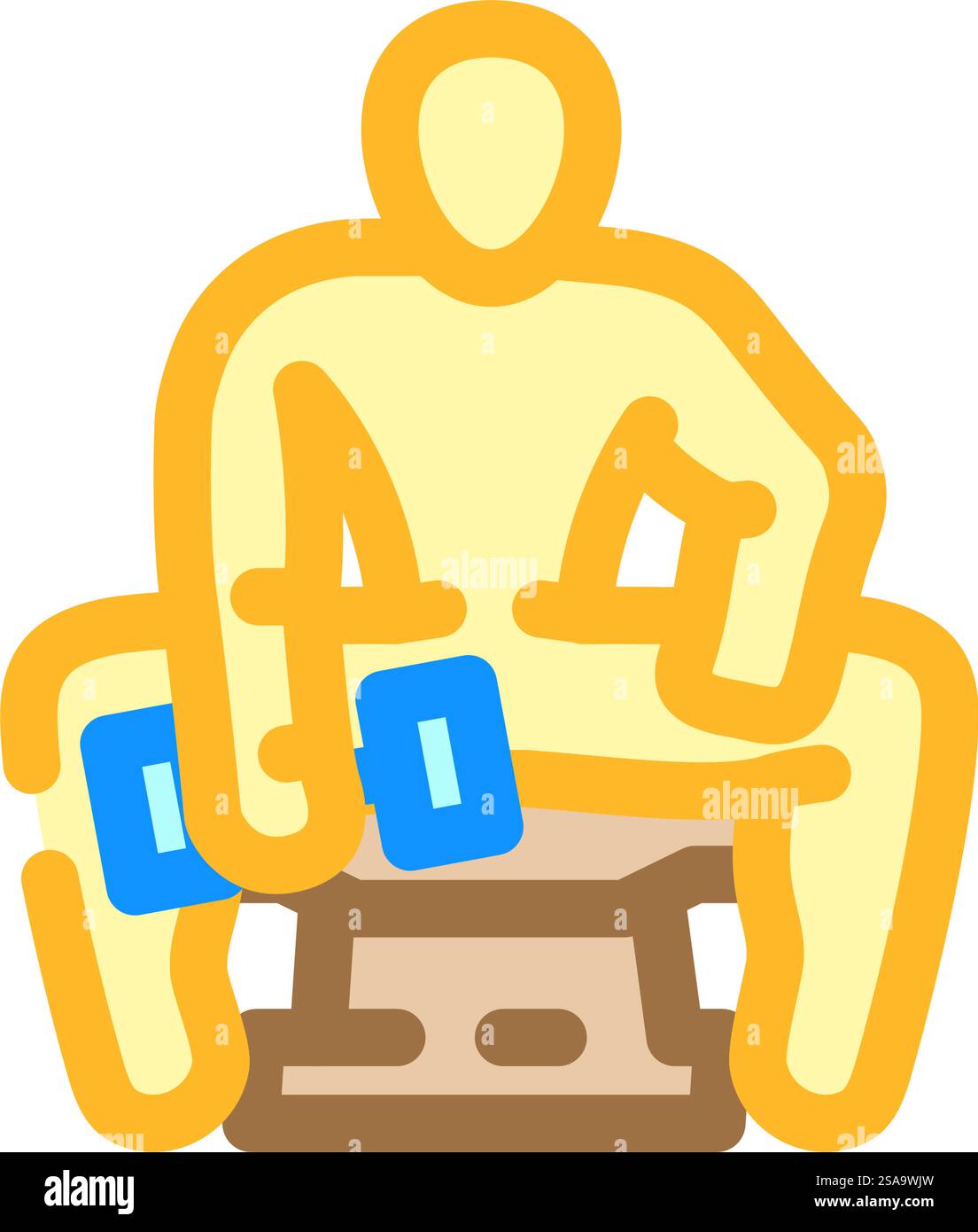 side lunges fitness exercise leg color icon vector. side lunges fitness ...