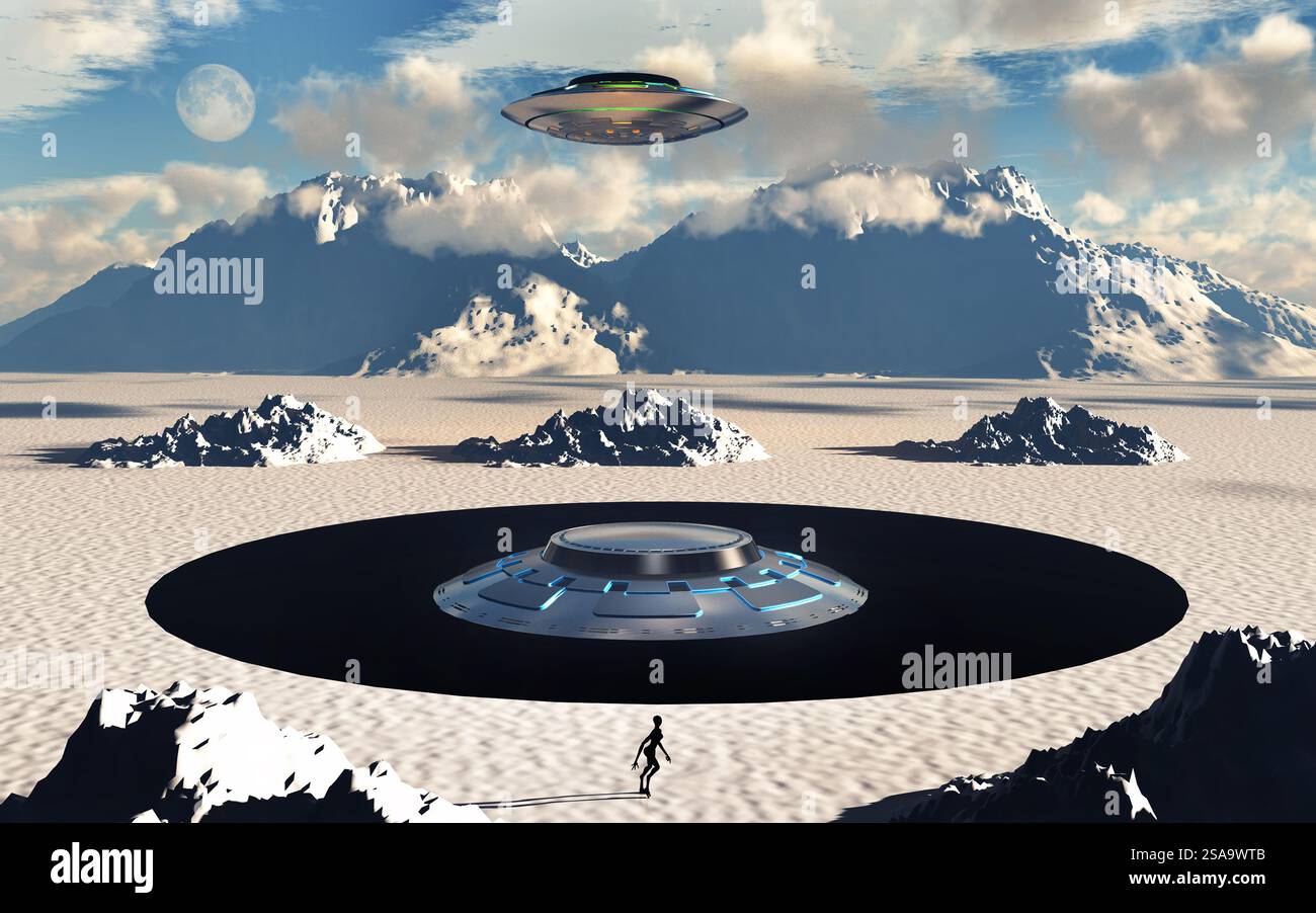 UAP Base At Antarctica Stock Photo - Alamy