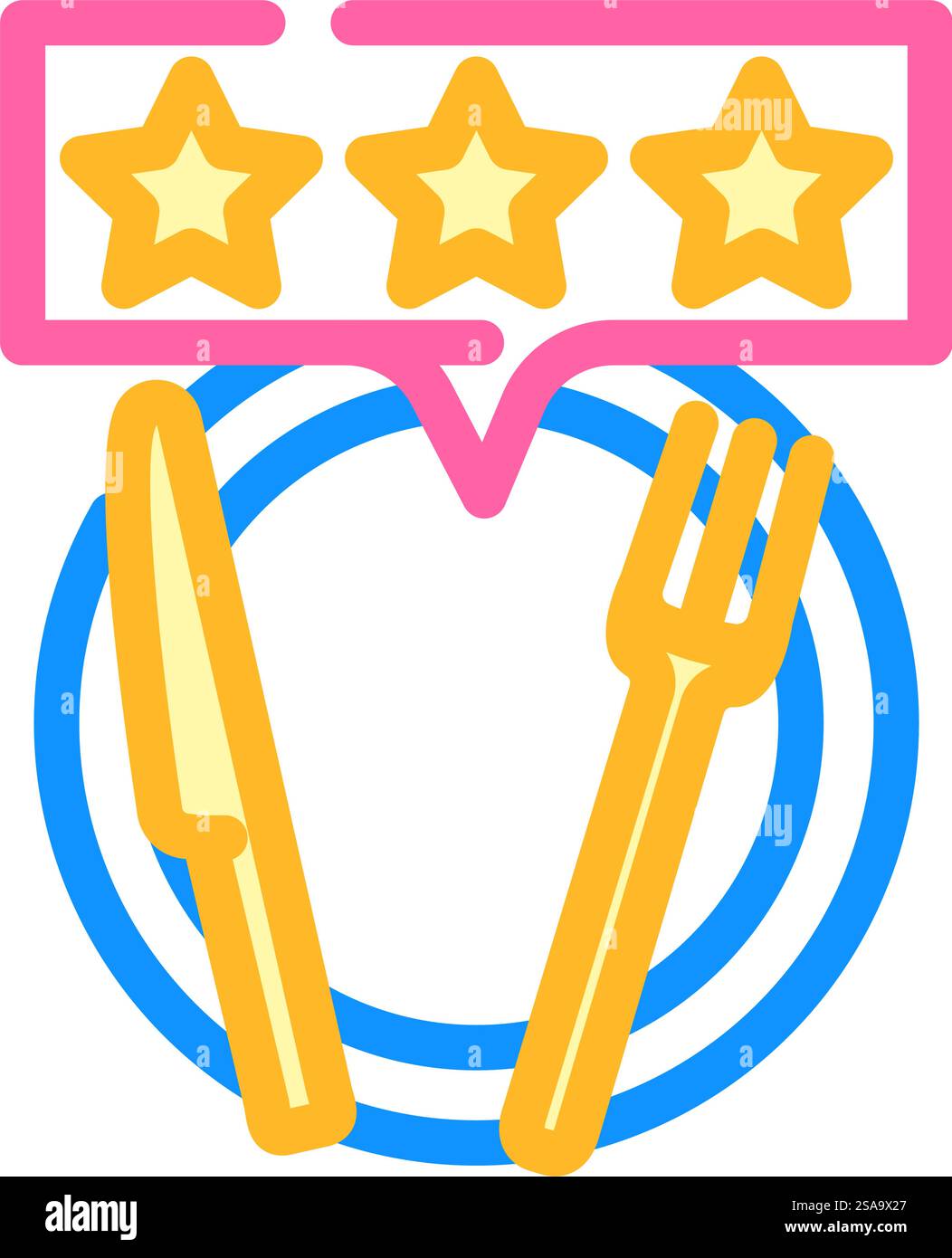 food tasting restaurant chef color icon vector. food tasting restaurant ...