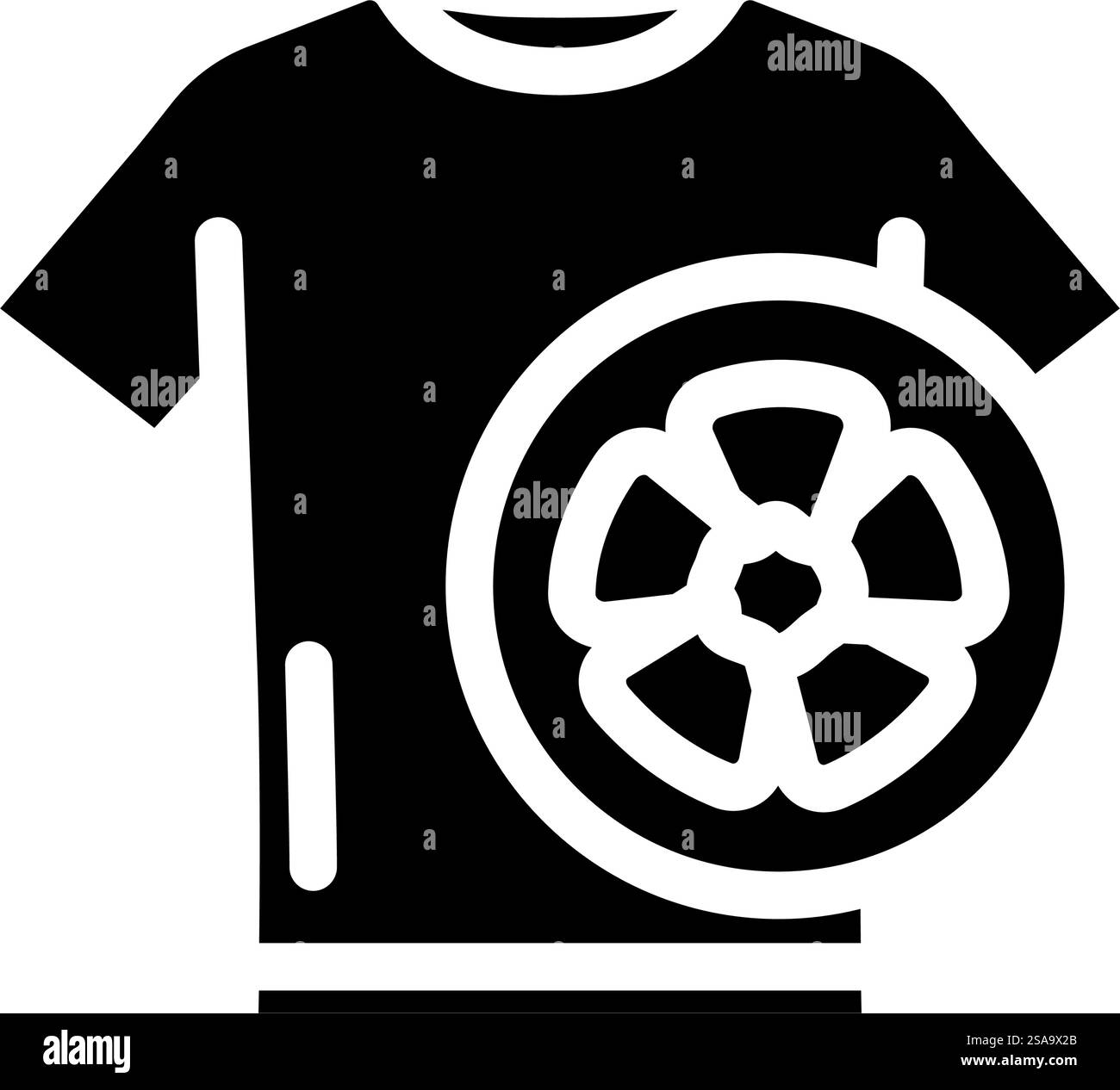 linen garments sustainable fashion glyph icon vector. linen garments ...