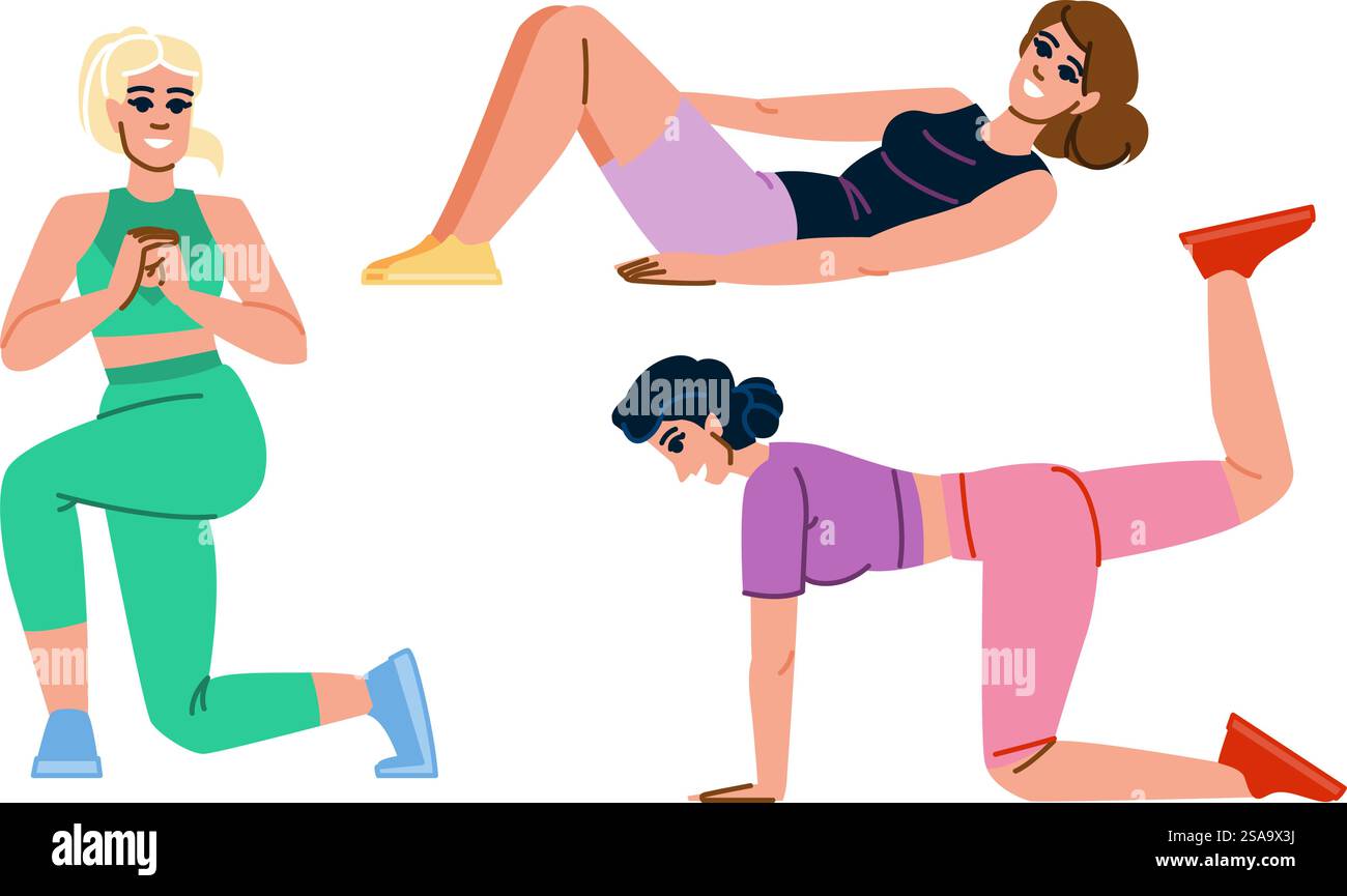 step fitness exercises leg vector. ups press, raises hamstrings, quads ...