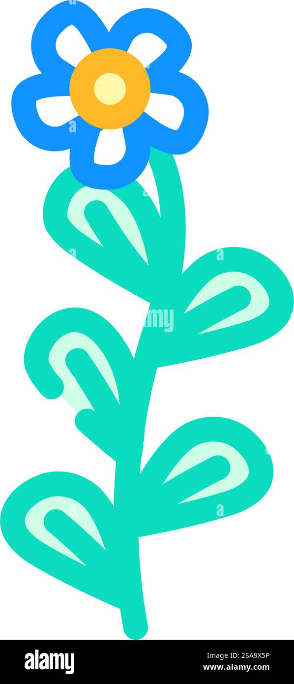 brahmi ayurvedic herb color icon vector. brahmi ayurvedic herb sign ...