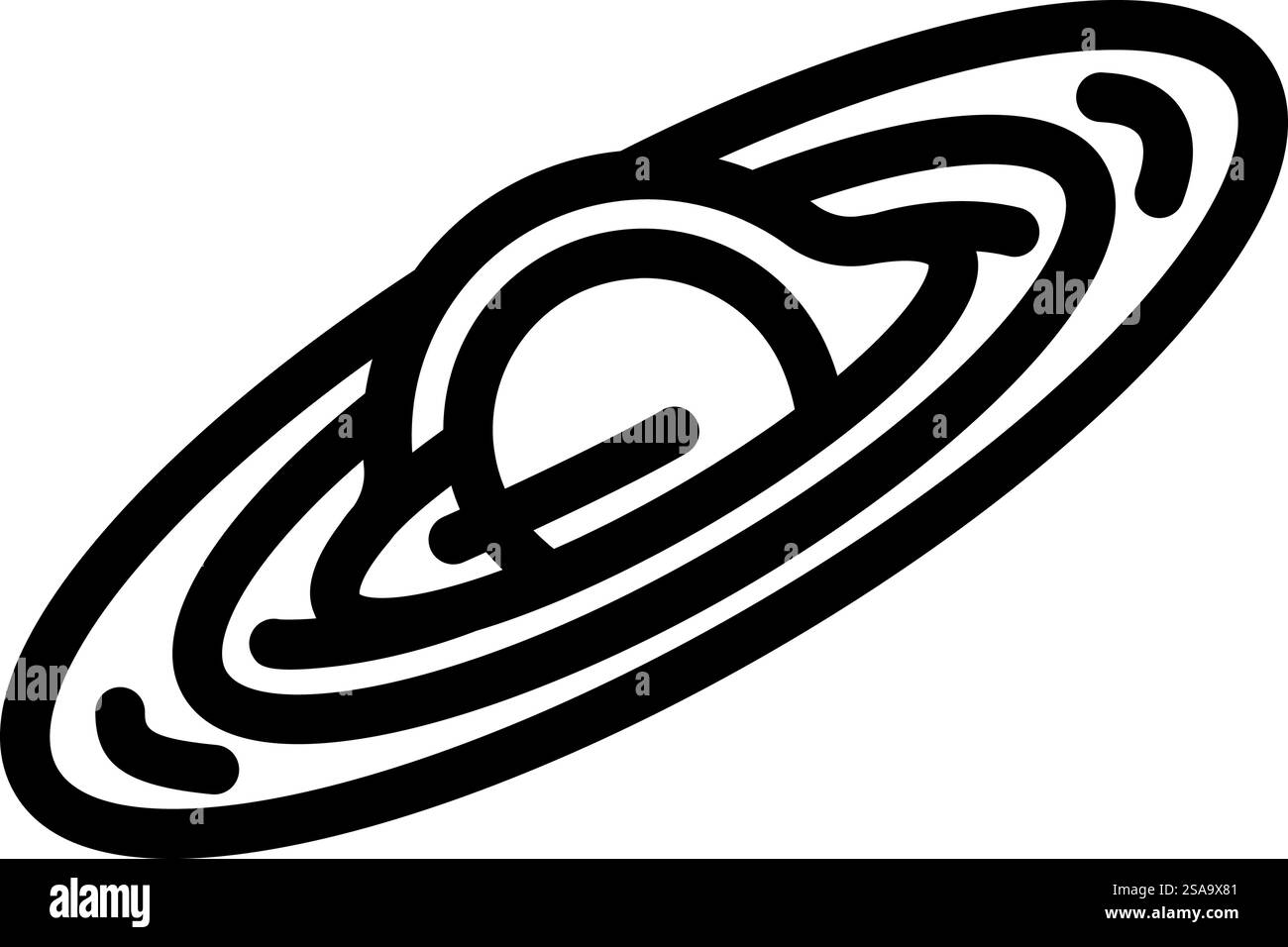 black holes unsolved mystery line icon vector. black holes unsolved ...