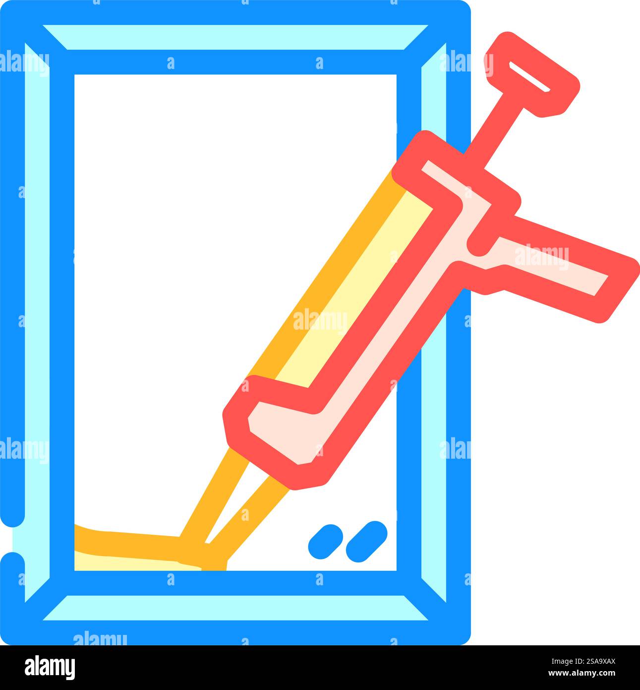 sealed windows energy conservation color icon vector. sealed windows ...