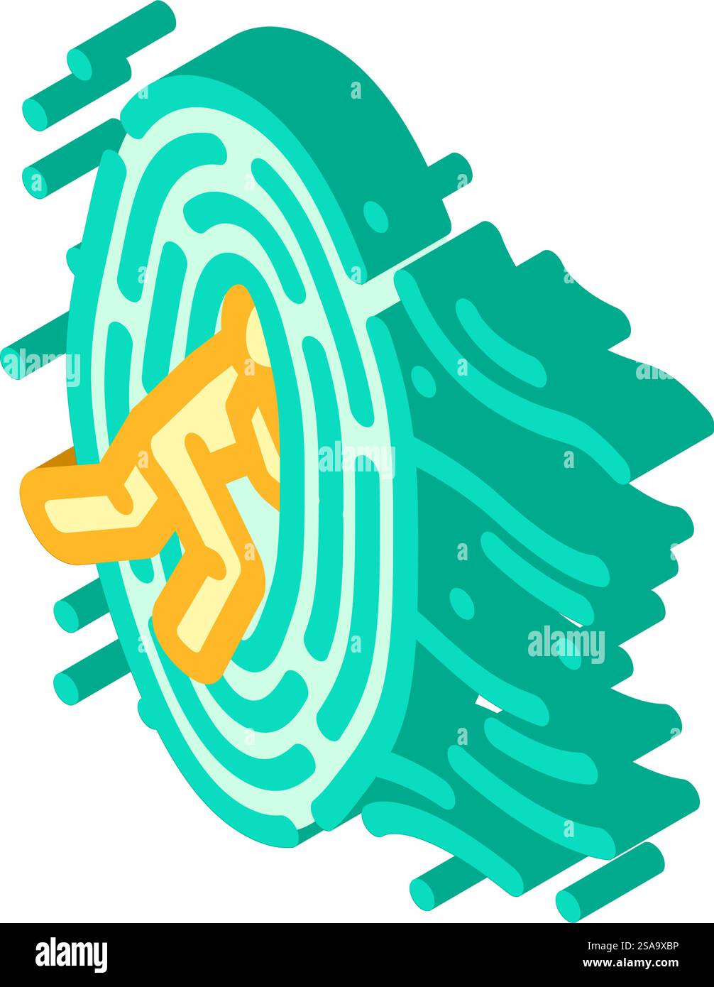 time travel unsolved mystery isometric icon vector. time travel ...