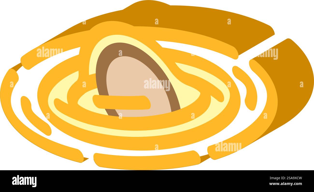 black holes unsolved mystery isometric icon vector. black holes ...