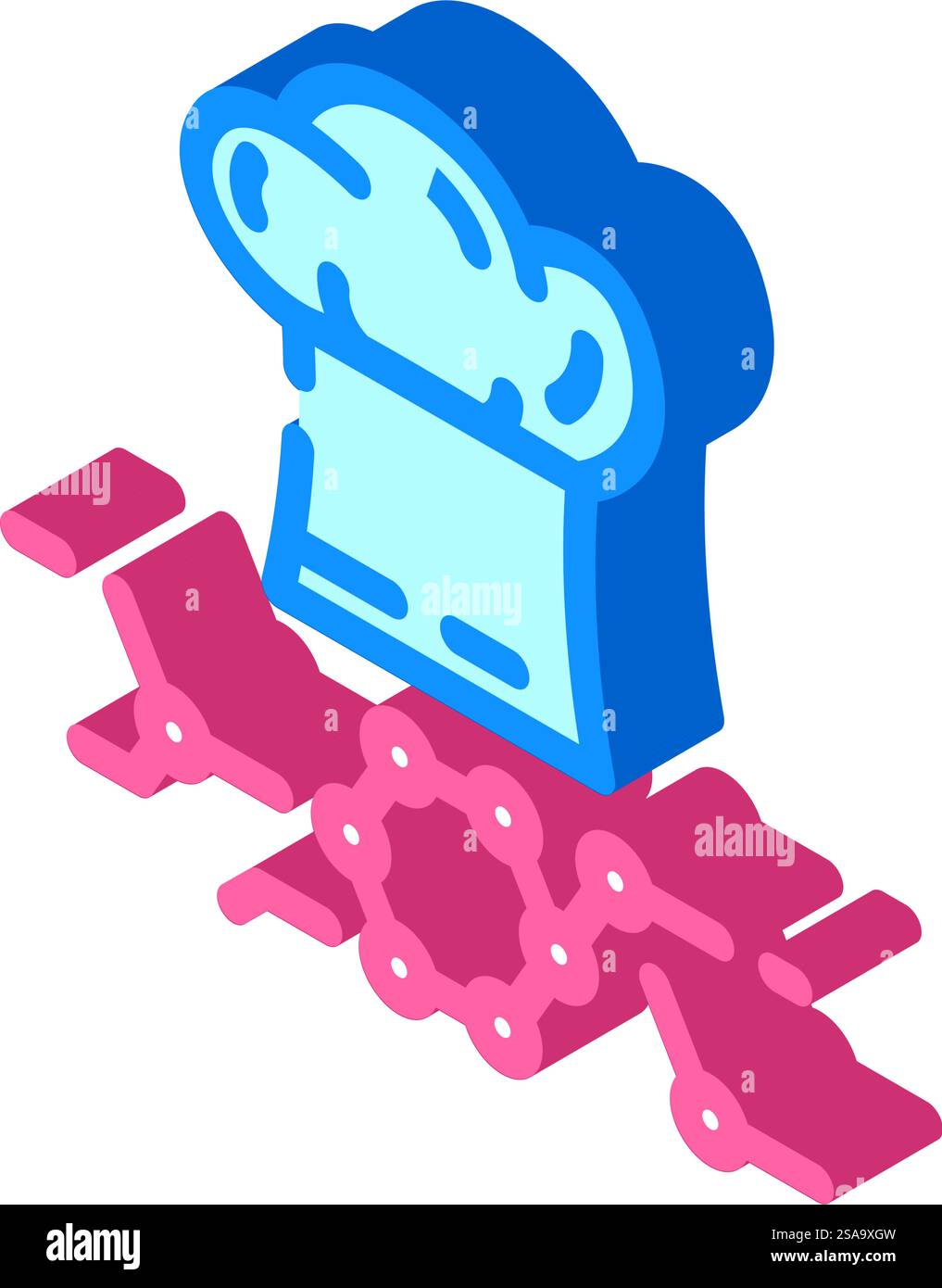 fusion cuisine restaurant chef isometric icon vector. fusion cuisine ...