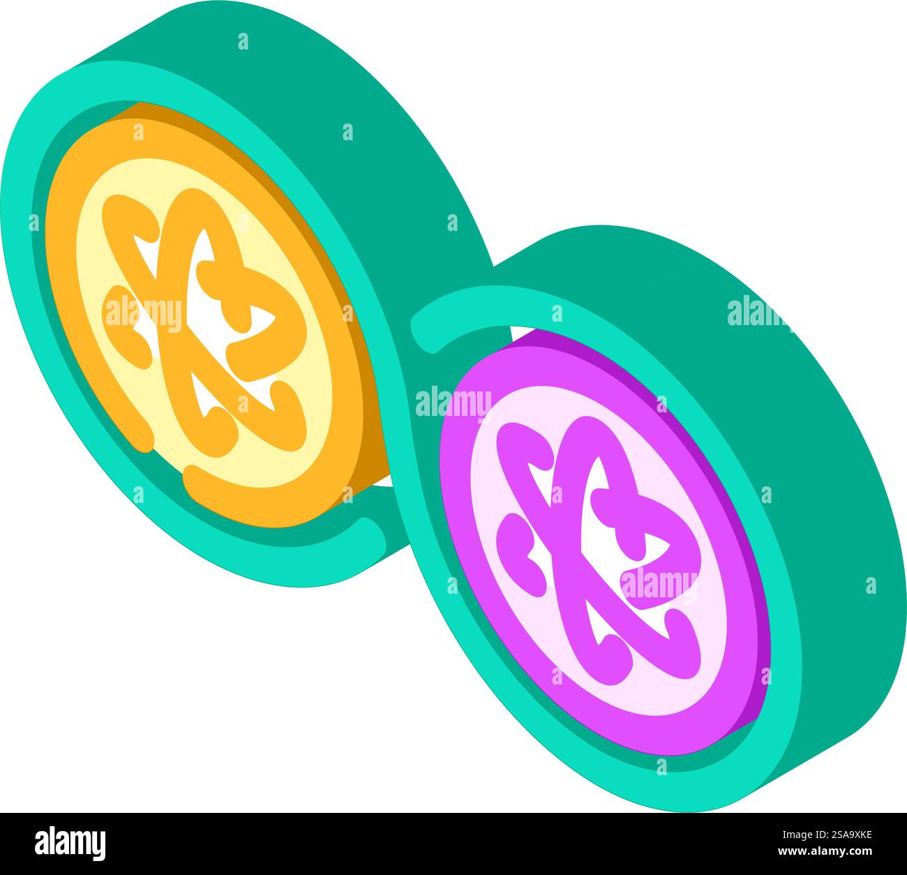 quantum entanglement unsolved mystery isometric icon vector. quantum ...