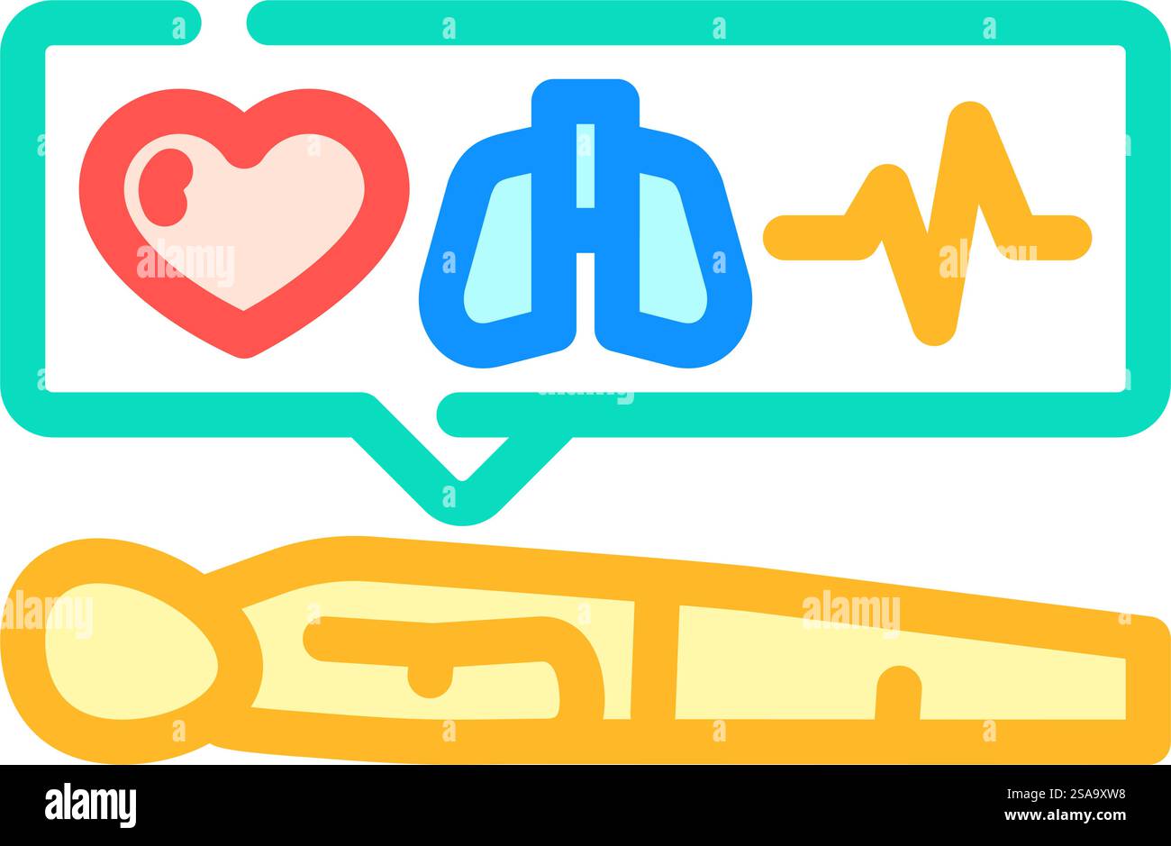 resuscitation ambulance color icon vector. resuscitation ambulance sign ...