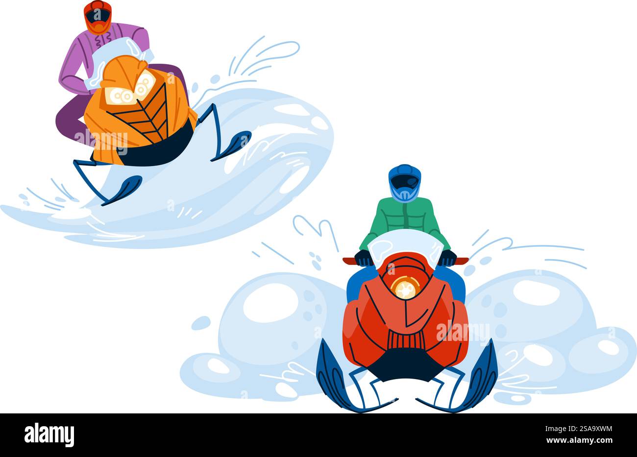 powder snowmobiling vector. adventure winter, sled speed, engine helmet ...