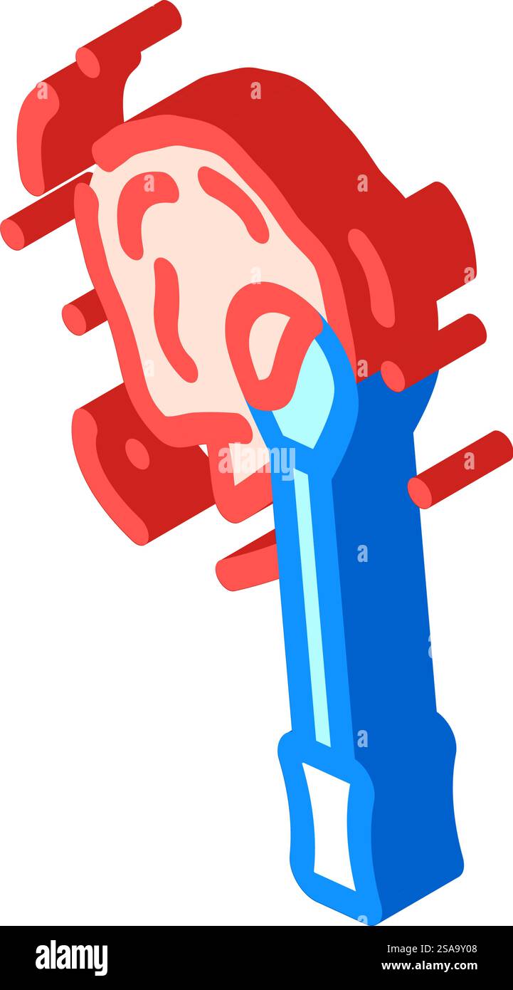 trace evidence crime isometric icon vector. trace evidence crime sign ...