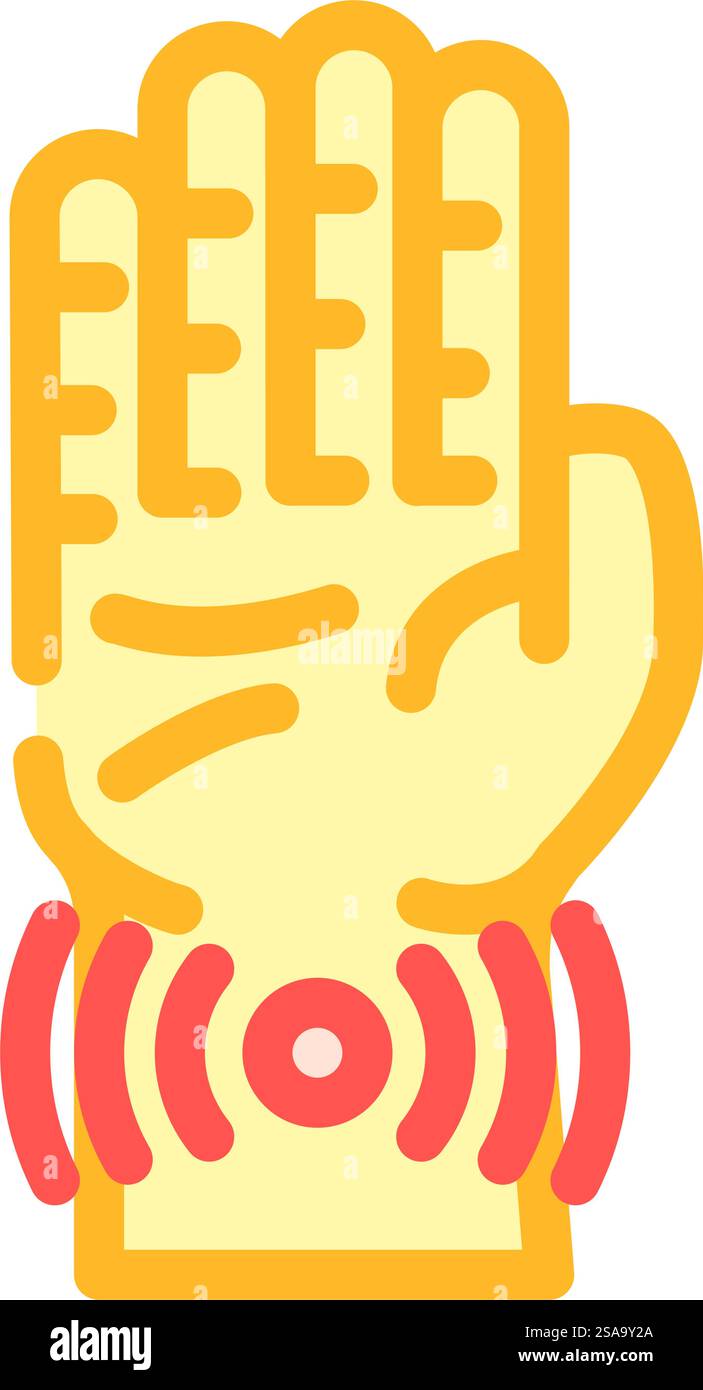 pressure point acupuncture color icon vector. pressure point ...