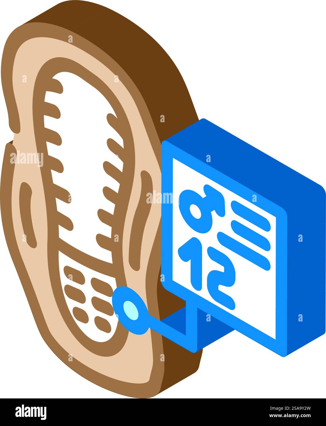 individual physical evidence crime isometric icon vector. individual ...