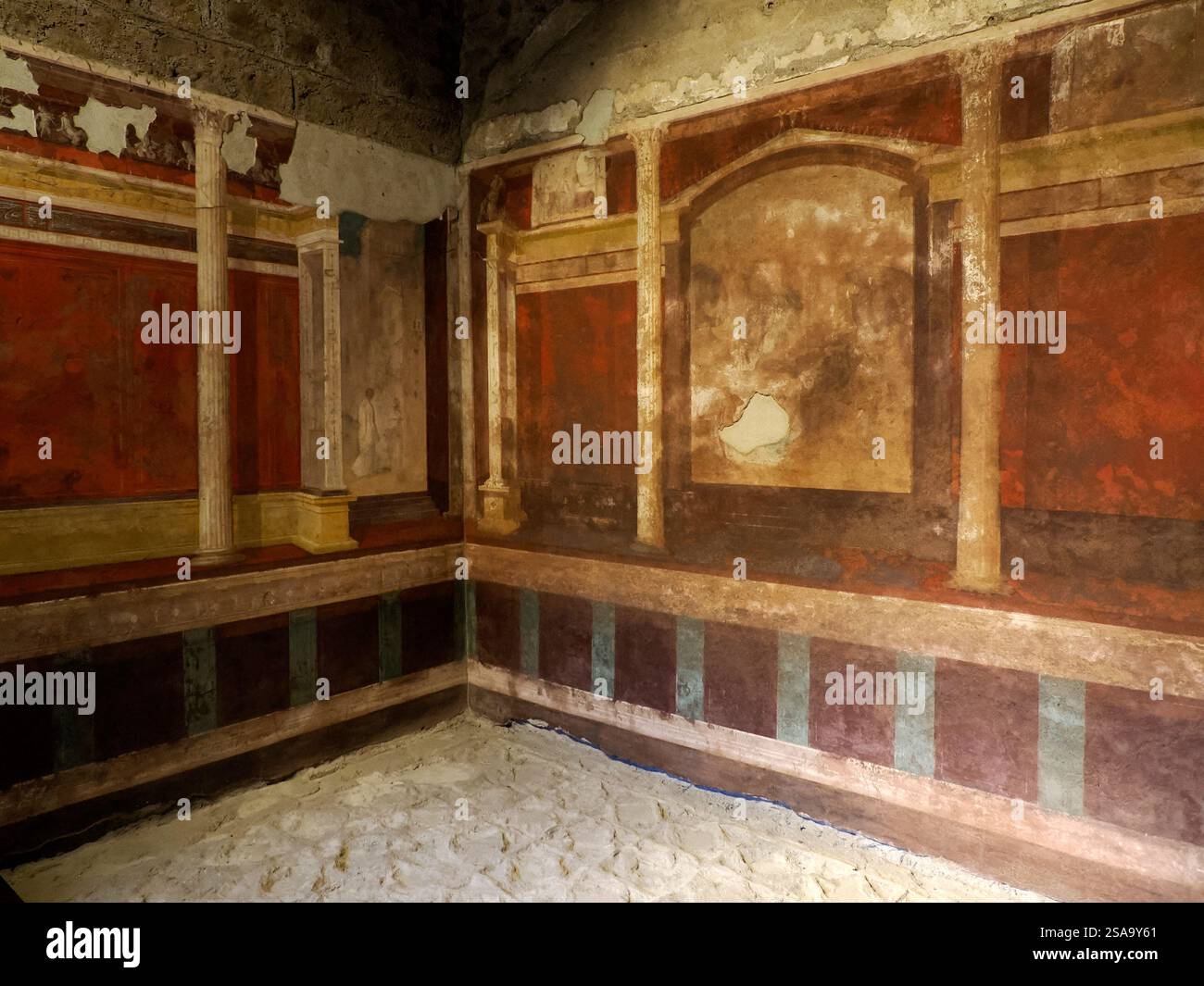 ROME, ITALY - NOVEMBER 30 2024 - The imperial forums Augusto and Livia ...