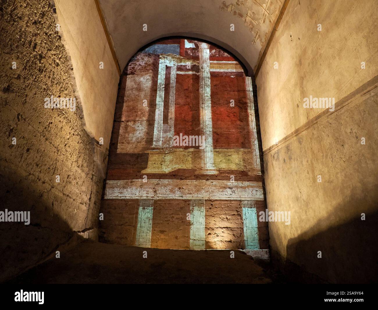 ROME, ITALY - NOVEMBER 30 2024 - The imperial forums Augusto and Livia ...