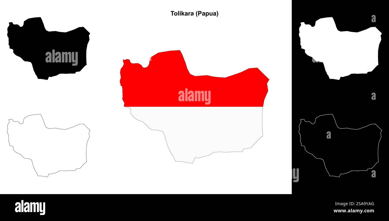 Map of tolikara hi-res stock photography and images - Alamy