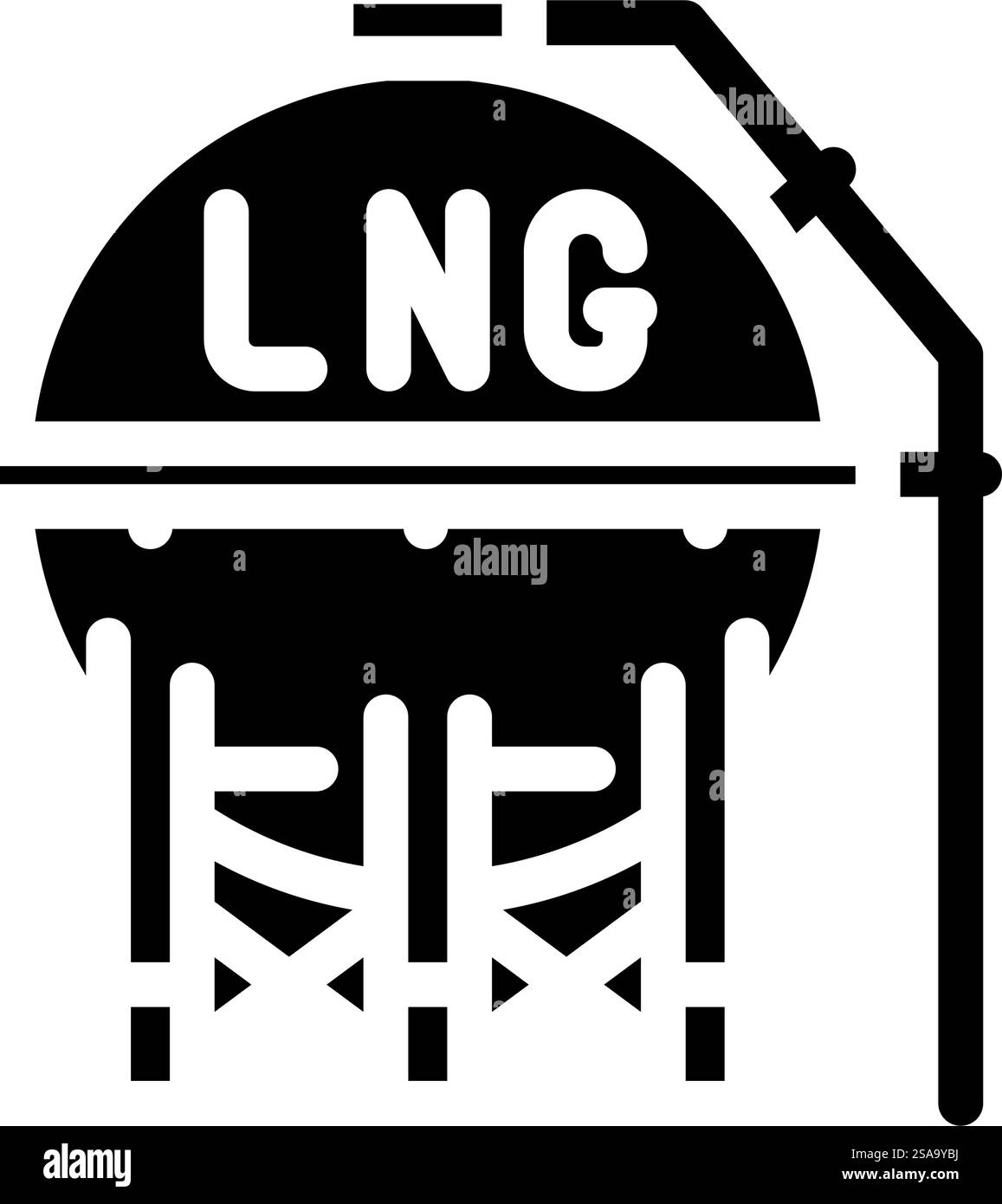 liquefied natural gas lng glyph icon vector. liquefied natural gas lng ...