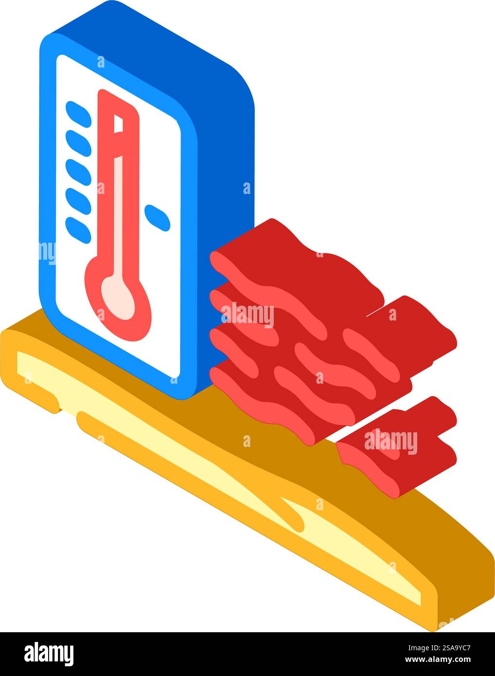 heatwave natural phenomena isometric icon vector. heatwave natural ...
