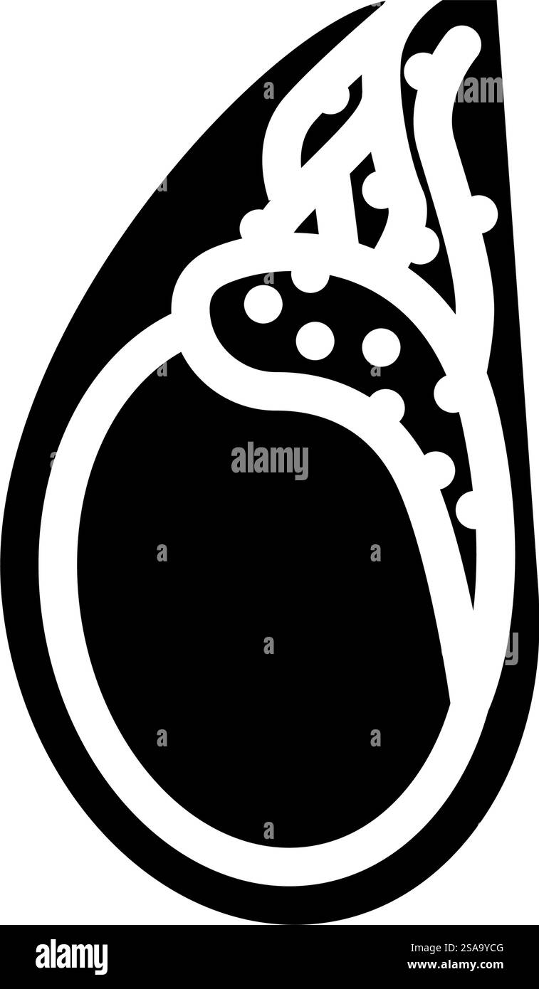 varicocelectomy surgery glyph icon vector. varicocelectomy surgery sign ...