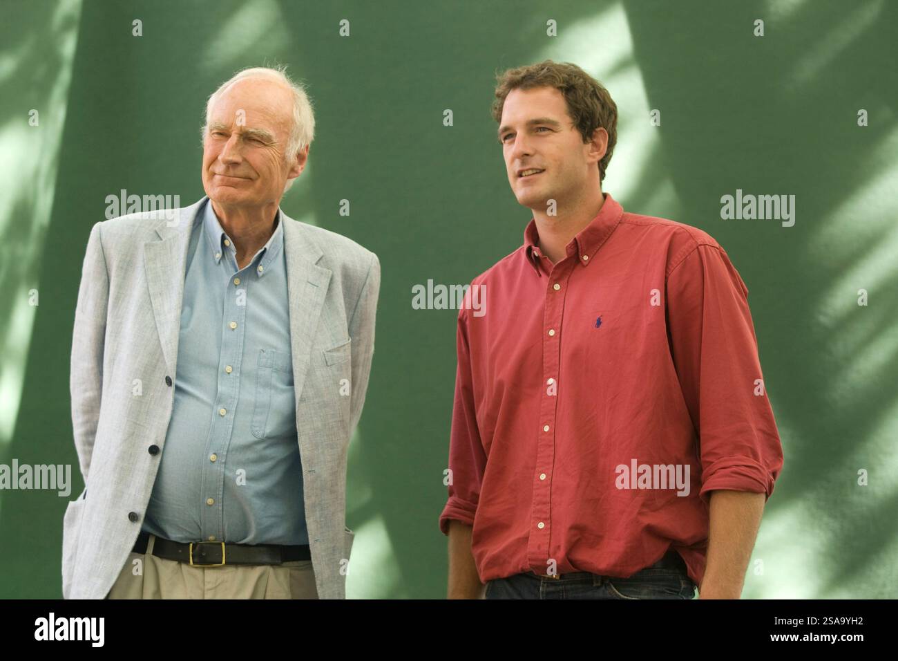 British father-and-son broadcasting team Peter Snow and Dan Snow ...