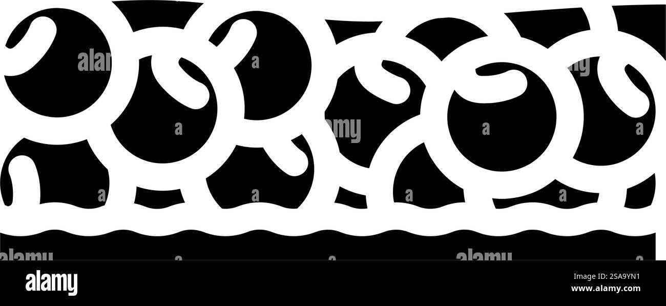 adipose tissue obesity overweight glyph icon vector. adipose tissue ...