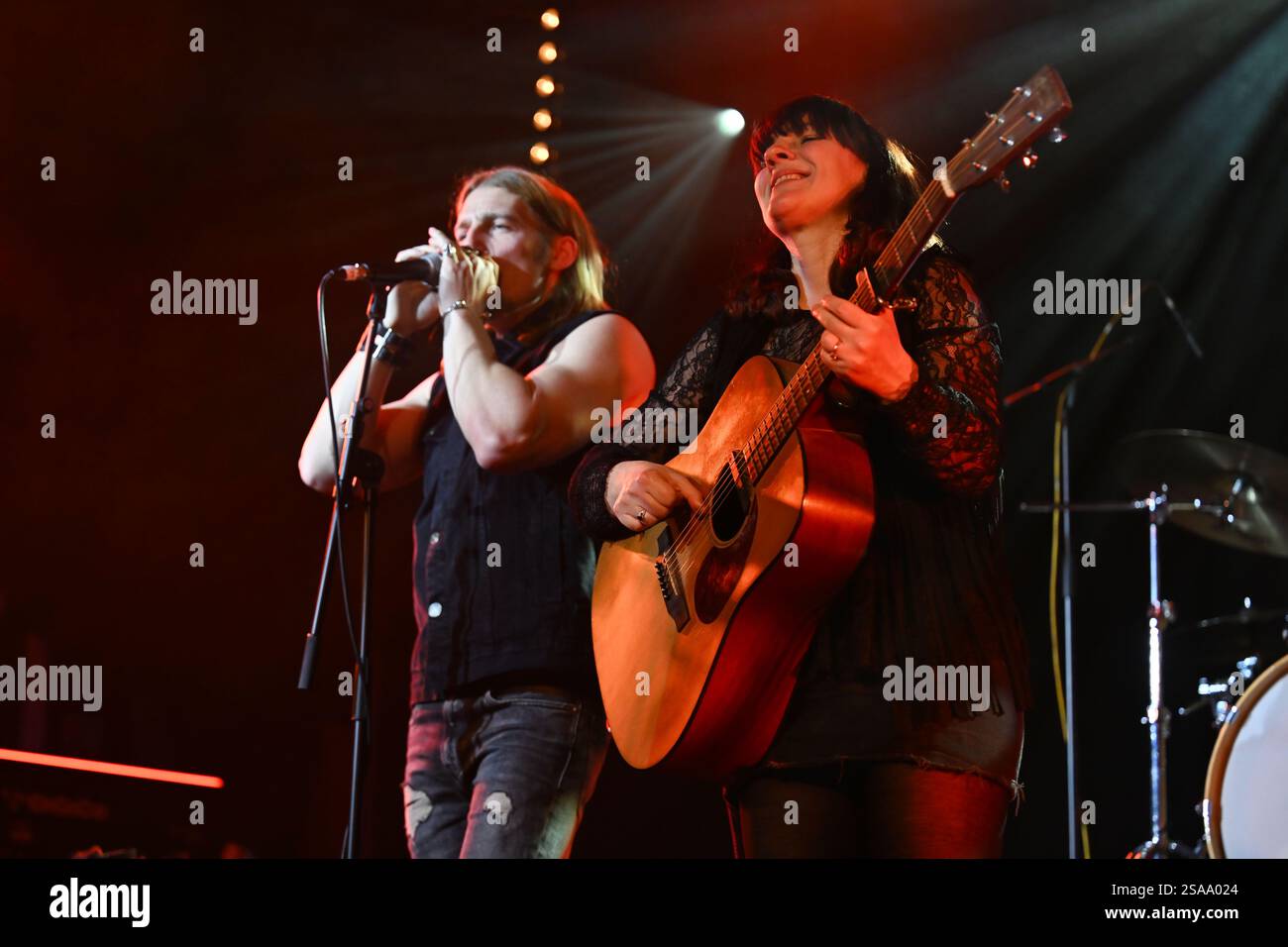 LONDON, ENGLAND - JANUARY 28: Will WIlde and Dani Wilde of ‘The Wildes ...