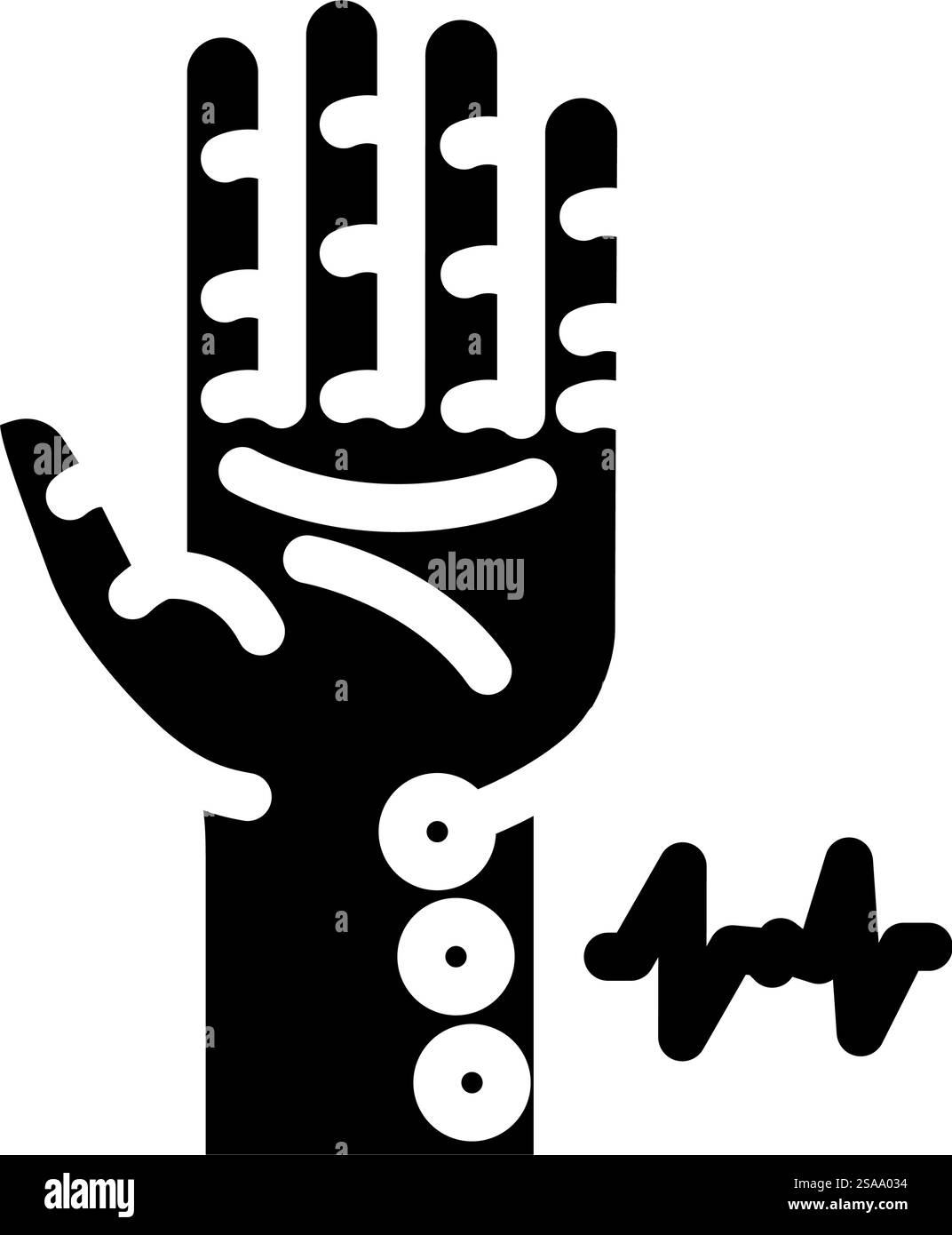 pulse diagnosis ayurveda glyph icon vector. pulse diagnosis ayurveda ...