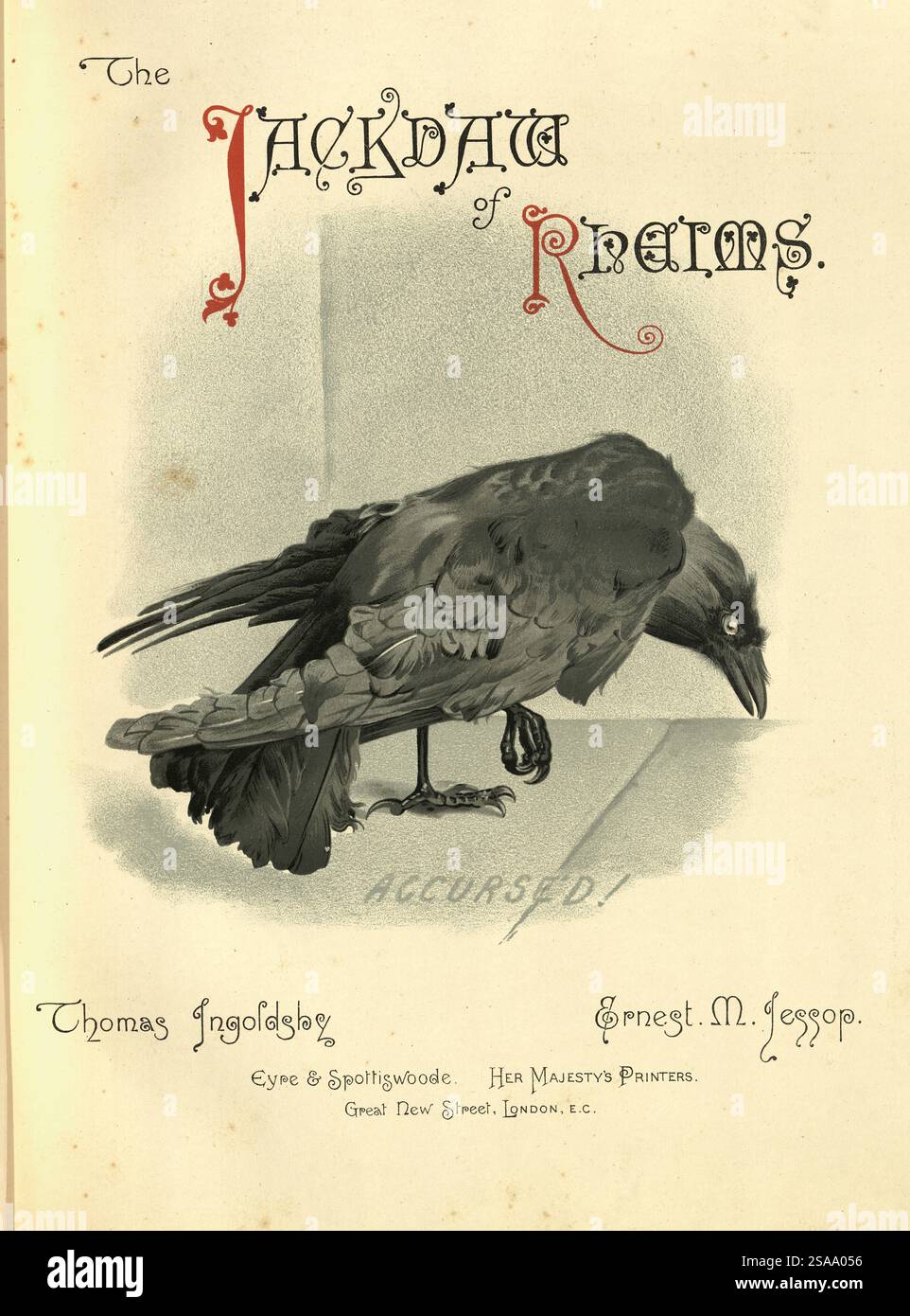 Illustration for The Jackdaw of Rheims a humorous narrative poem ...
