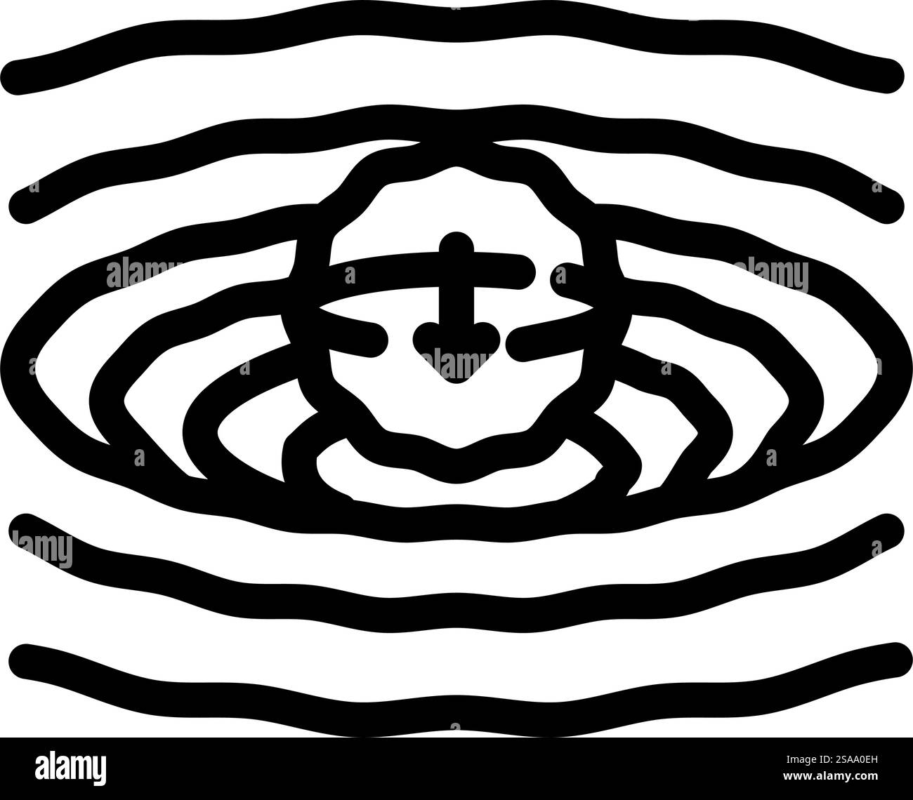 the nature of gravity unsolved mystery line icon vector. the nature of ...
