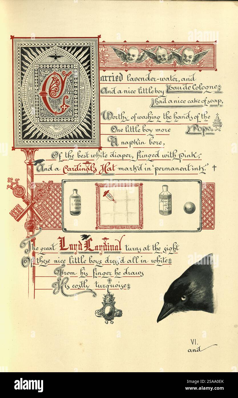 Illustration for The Jackdaw of Rheims a humorous narrative poem ...