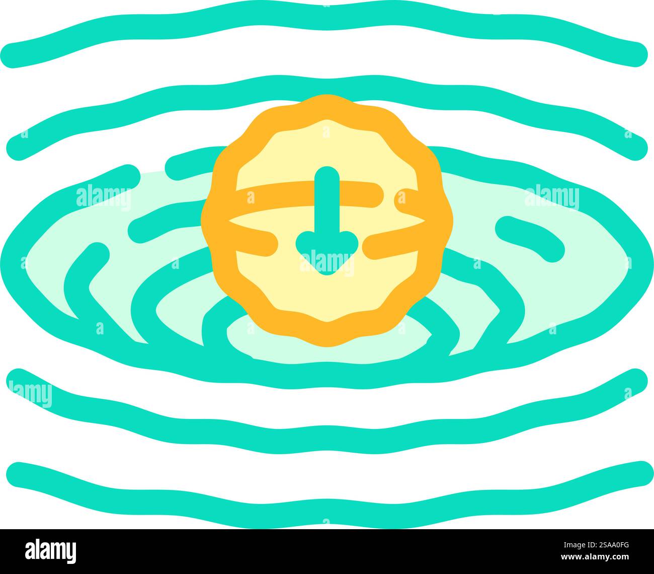 the nature of gravity unsolved mystery color icon vector. the nature of ...