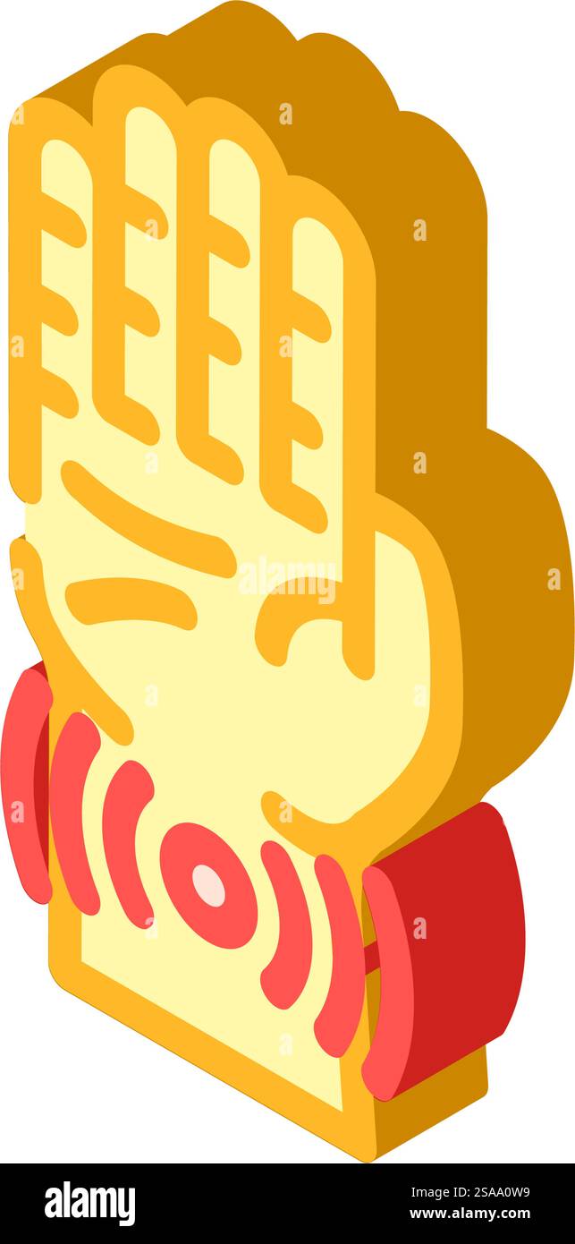 pressure point acupuncture isometric icon vector. pressure point ...